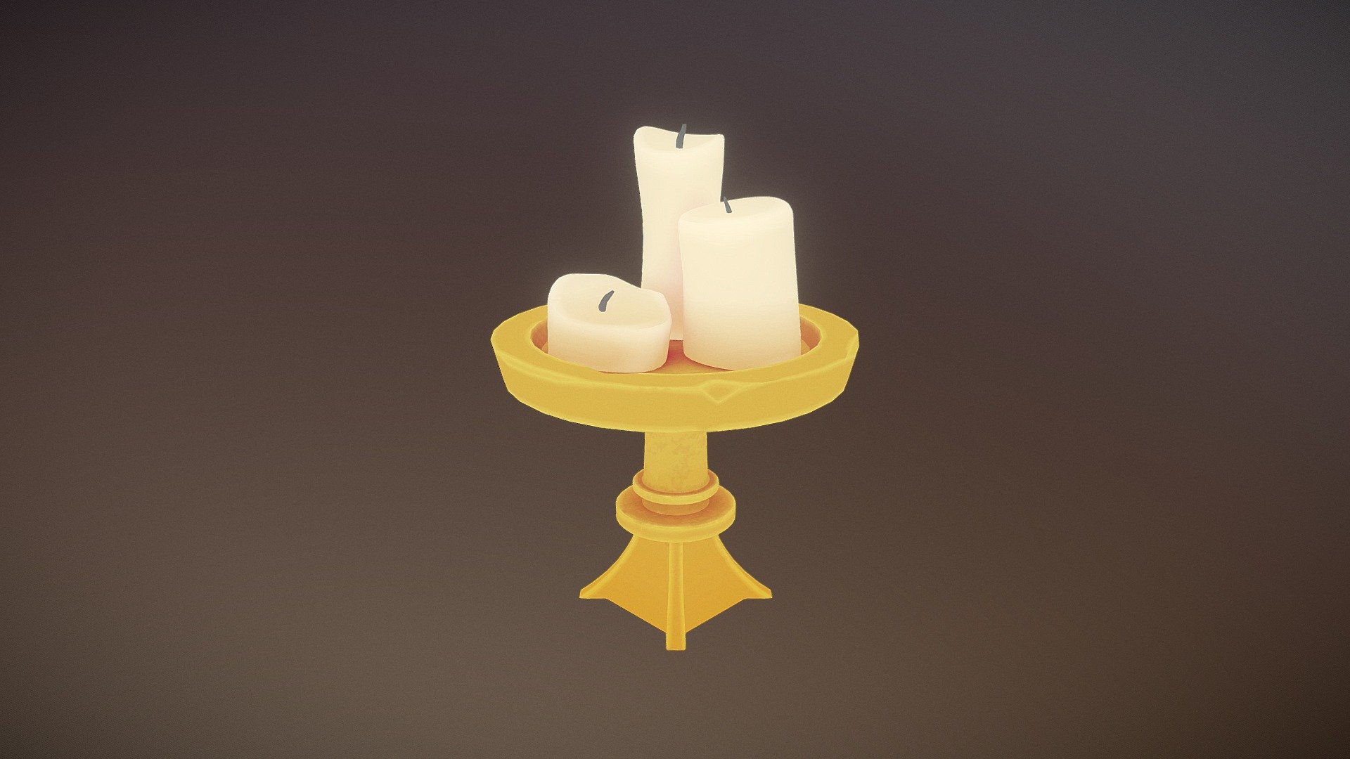 Candles - 3D model by mizrette [c7c1e85] - Sketchfab