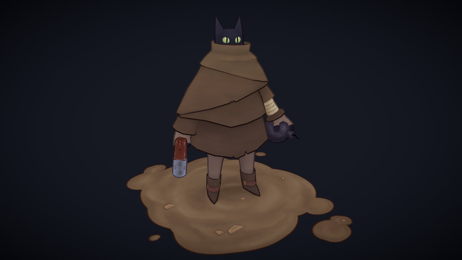 Cat Goblin - 3D model by Zeeboon (@toondewachter) [c7c2481] - Sketchfab