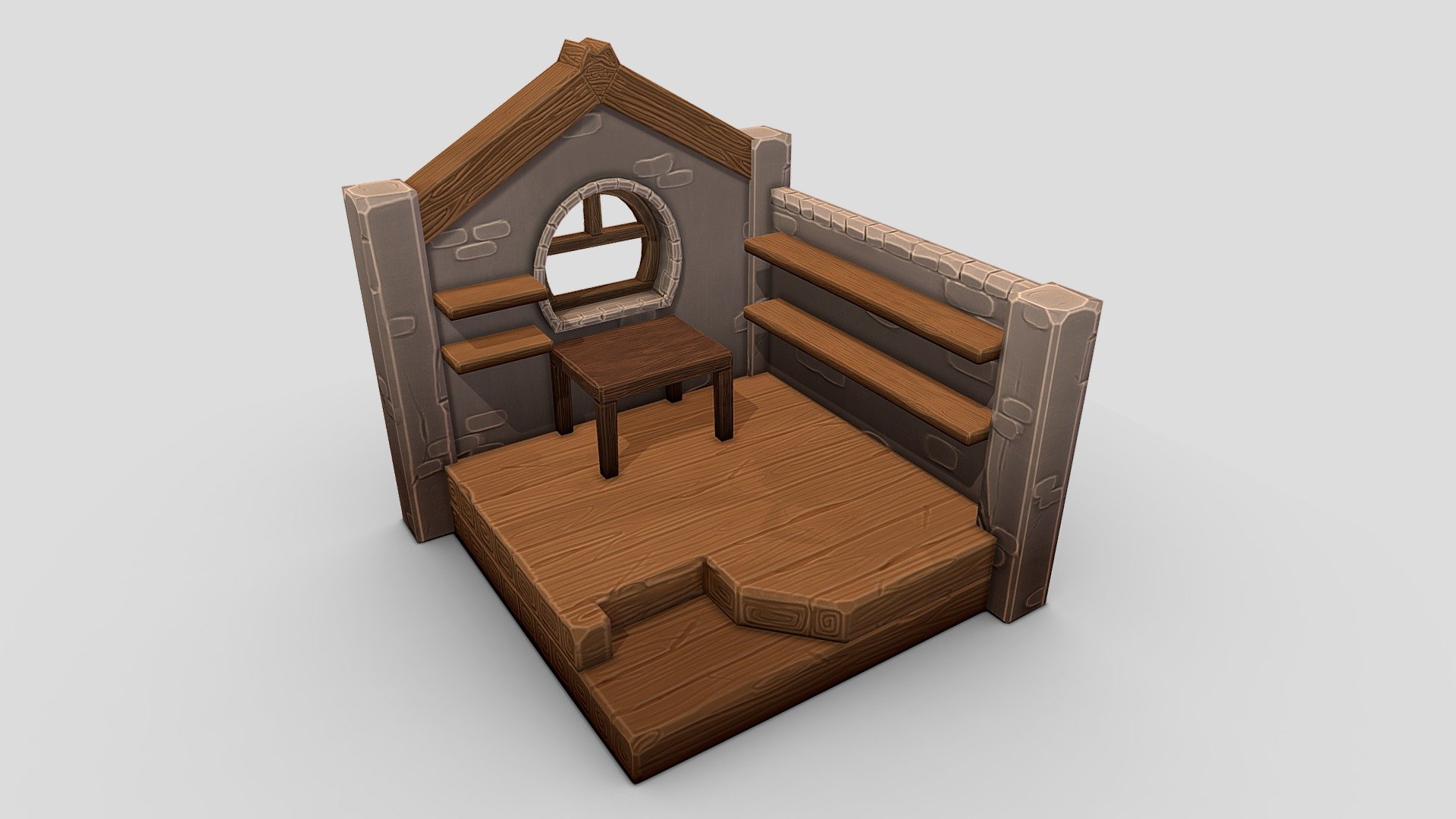 Comfy Room - Buy Royalty Free 3D model by enyagerber [c7c3b4e] - Sketchfab Store