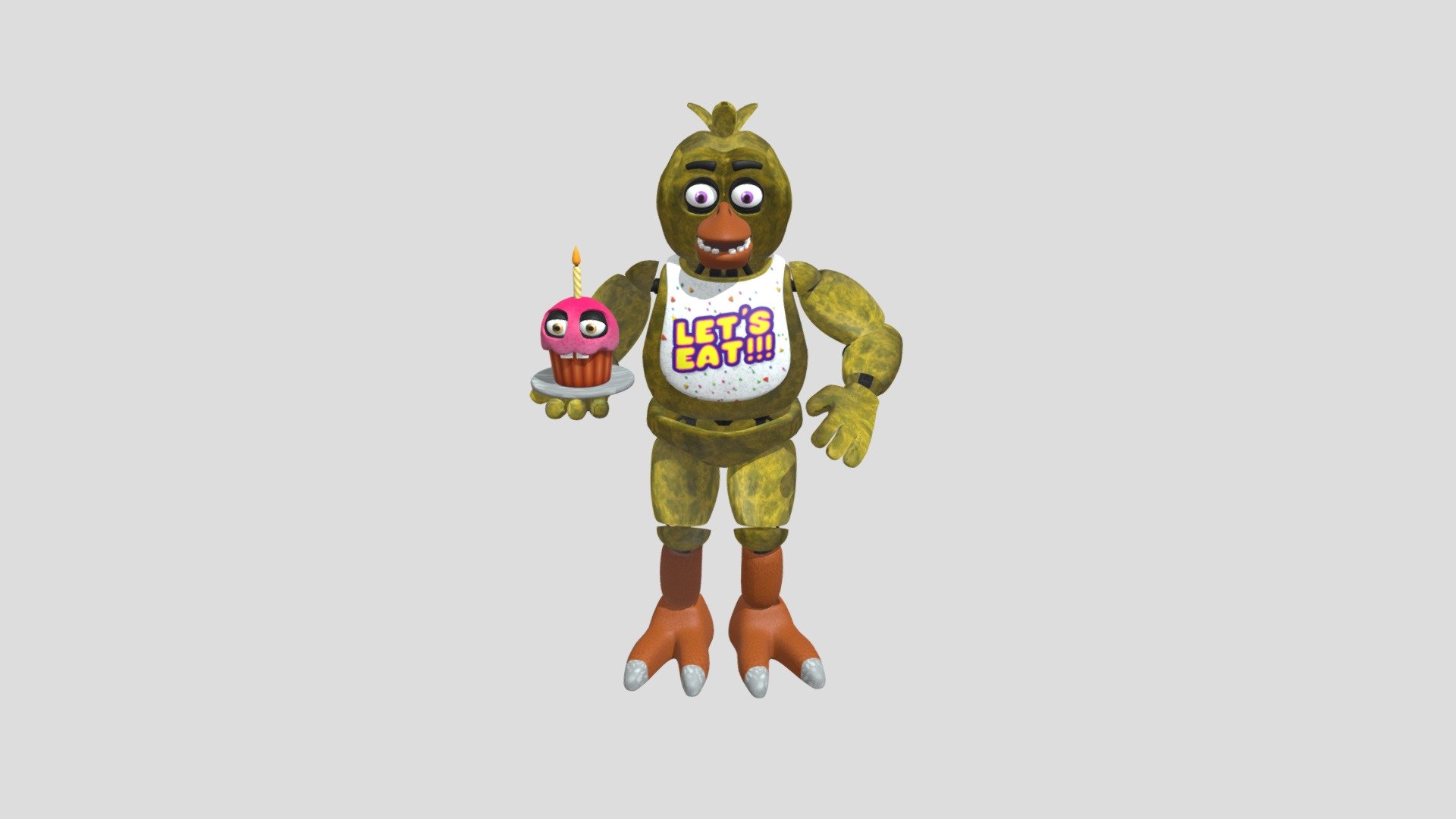 Chica The Chicken - Download Free 3D model by kennedmacoling [c7c5297 ...