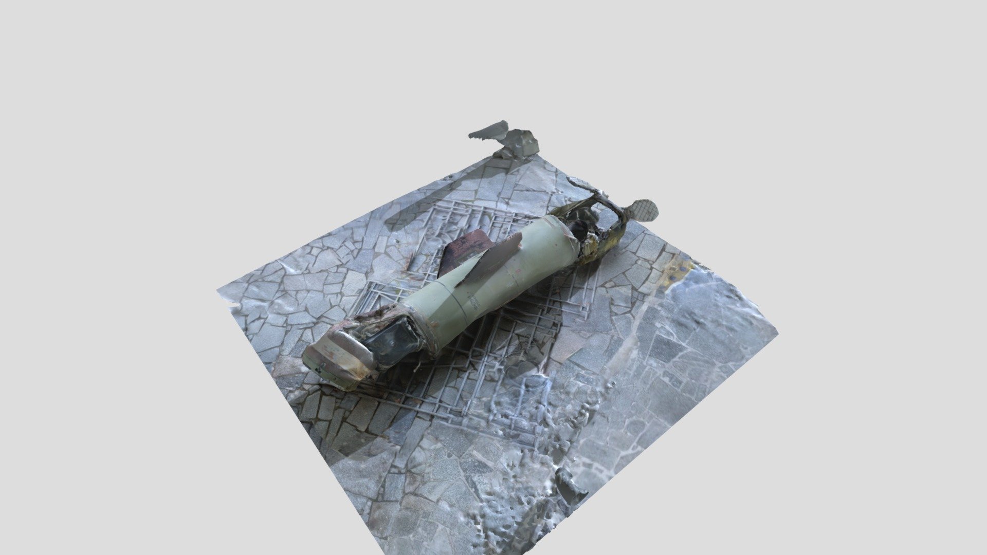 destroyed rocket OTR-21 in Ukraine - Download Free 3D model by ...