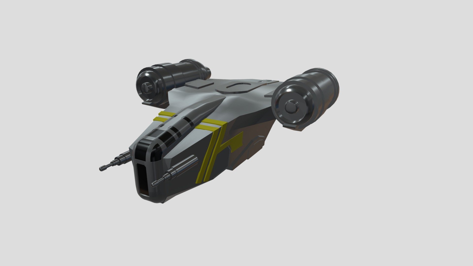 Razor crest Mandalorian - 3D model by T.Oosterhuis [c7c5baf] - Sketchfab