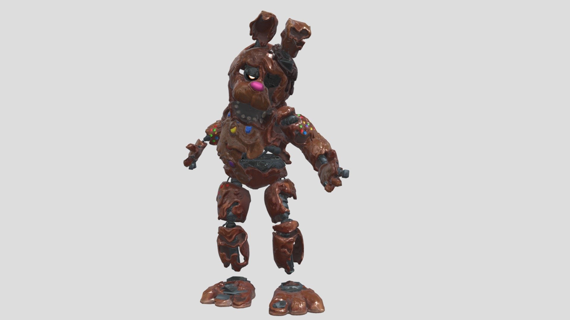 Melted Chocolate Bonnie - Download Free 3D model by OrangeSauceu ...