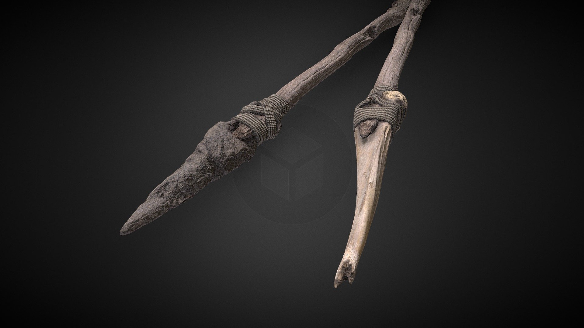 Crafted Spear - 3D model by Cristian Iordache (@christian-mg) [c7c8f27 ...