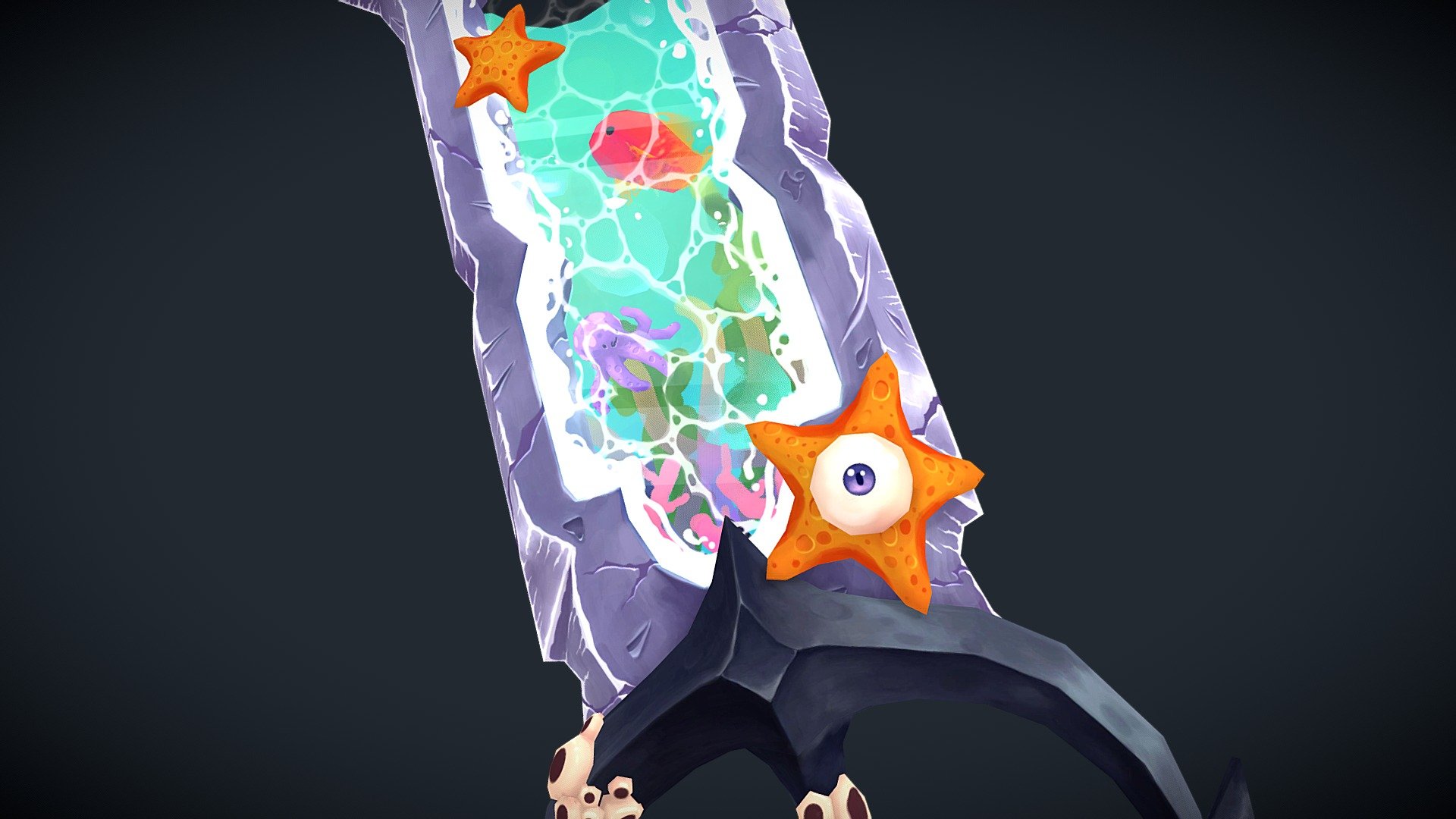 WeaponCraft - Mermaid's Blade - 3D model by Ziqqy [c7ca1fd] - Sketchfab