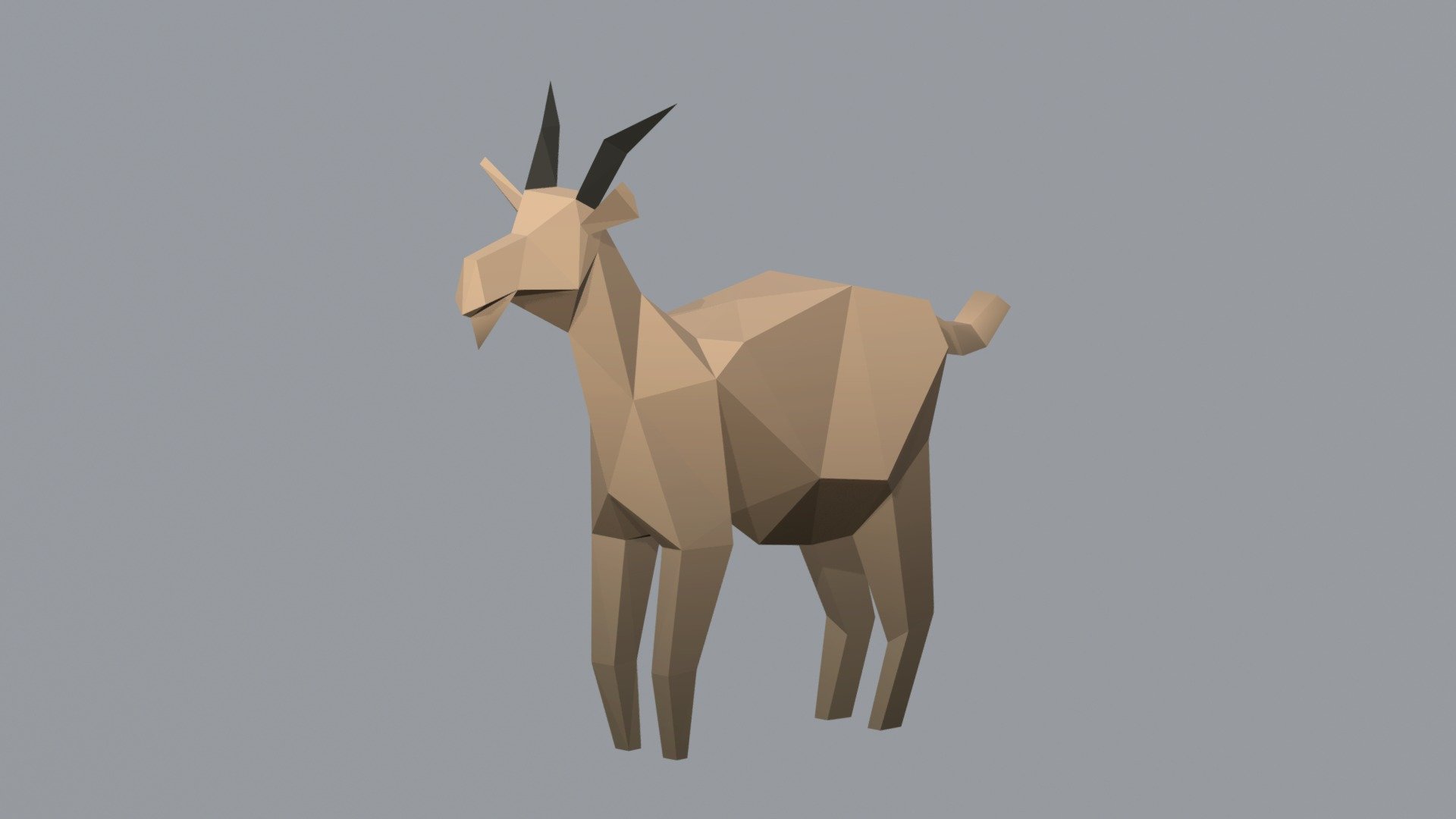 Goat Brown #MedievalFantasyAssets - Download Free 3D model by ...