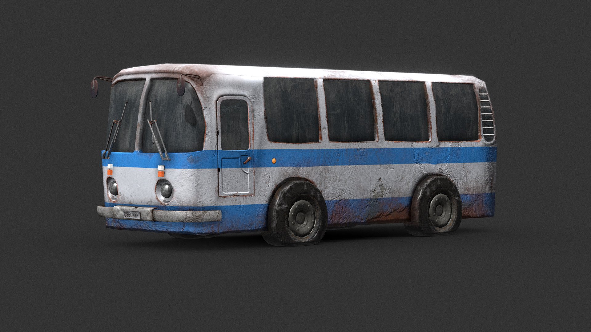 Bus USSR - low - Download Free 3D model by Milionna [c7cb694] - Sketchfab