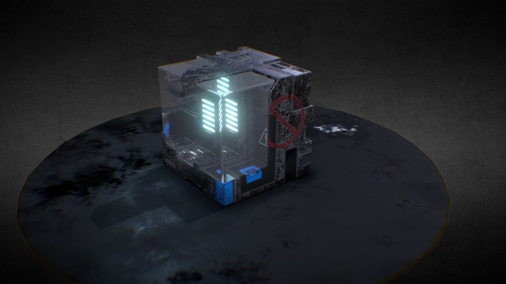 Scifi_Cube - 3D model by yaozhihao [c7d1751] - Sketchfab