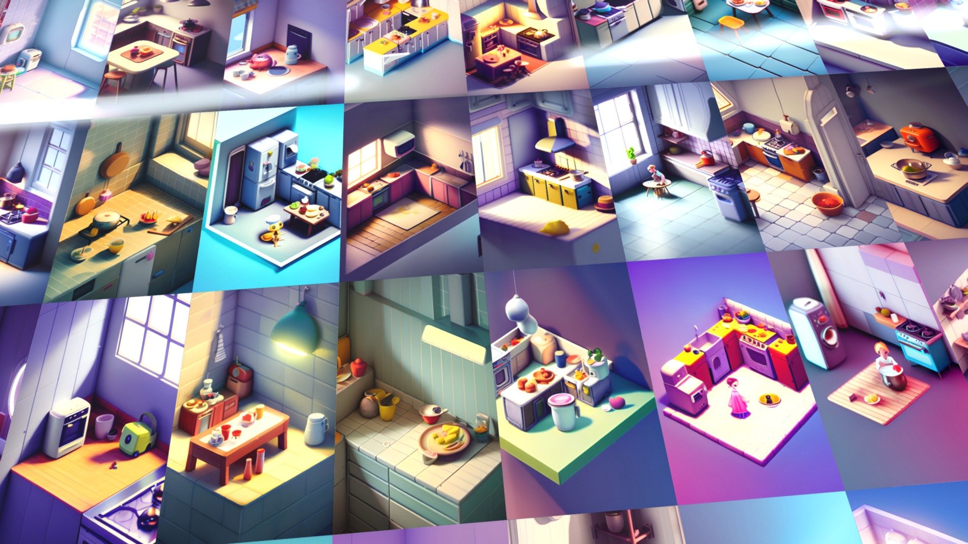 903 cute kitchen pixar ren - Download Free 3D model by klrxyz [c7d3411 ...