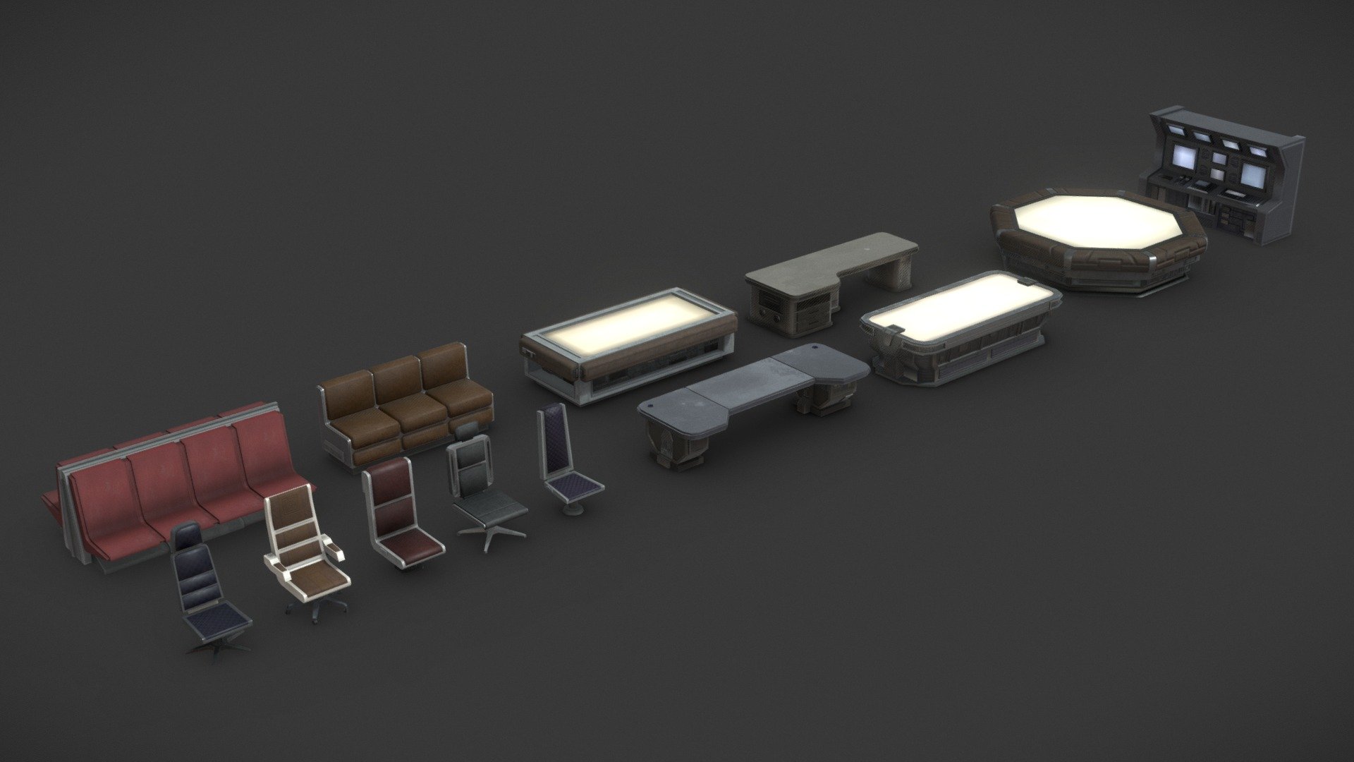 Scifi Assets - Buy Royalty Free 3D model by Zambur [c7d3566 ...
