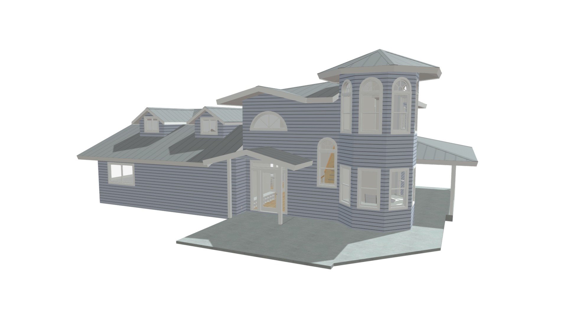 e-12 Young Main House PRELIMINARY DRAFT - 3D model by Pro Draft, Inc ...