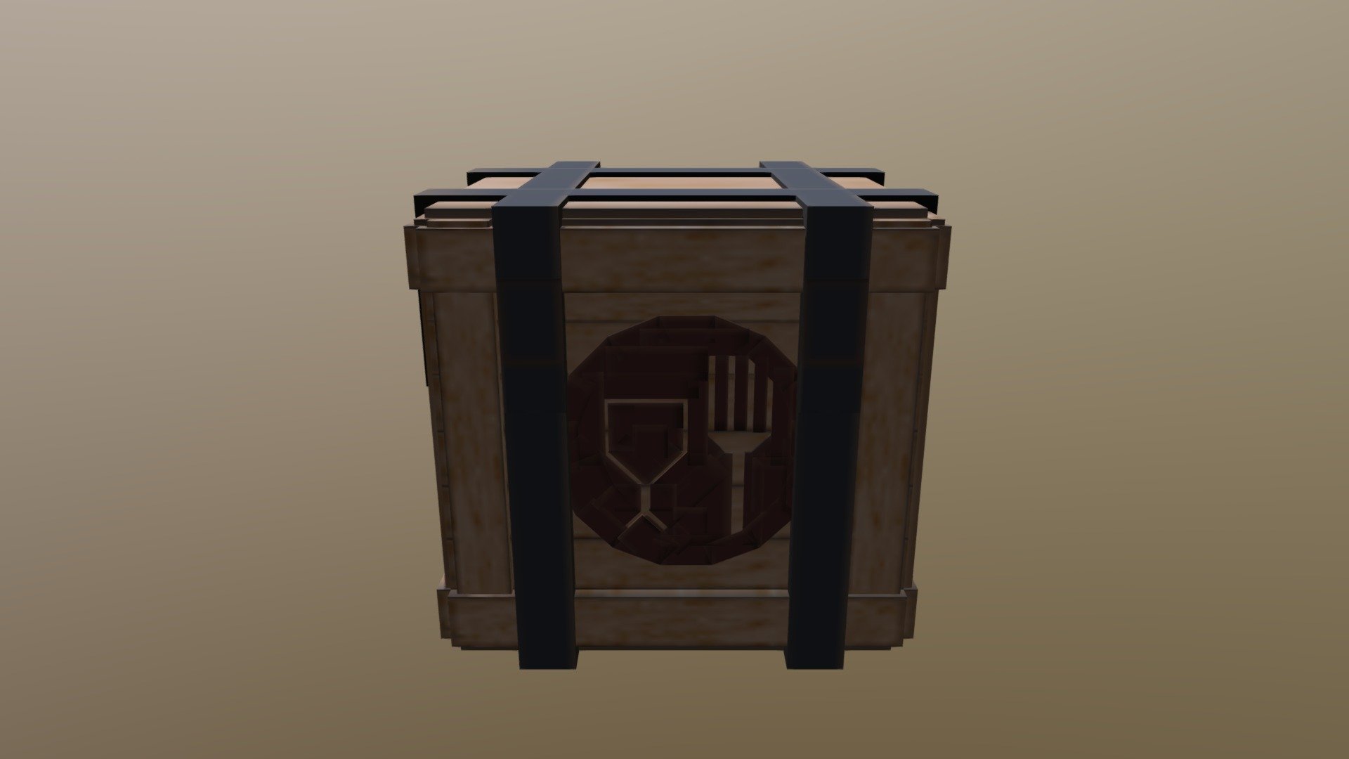 food crate - 3D model by _Blaez_ [c7d5e10] - Sketchfab