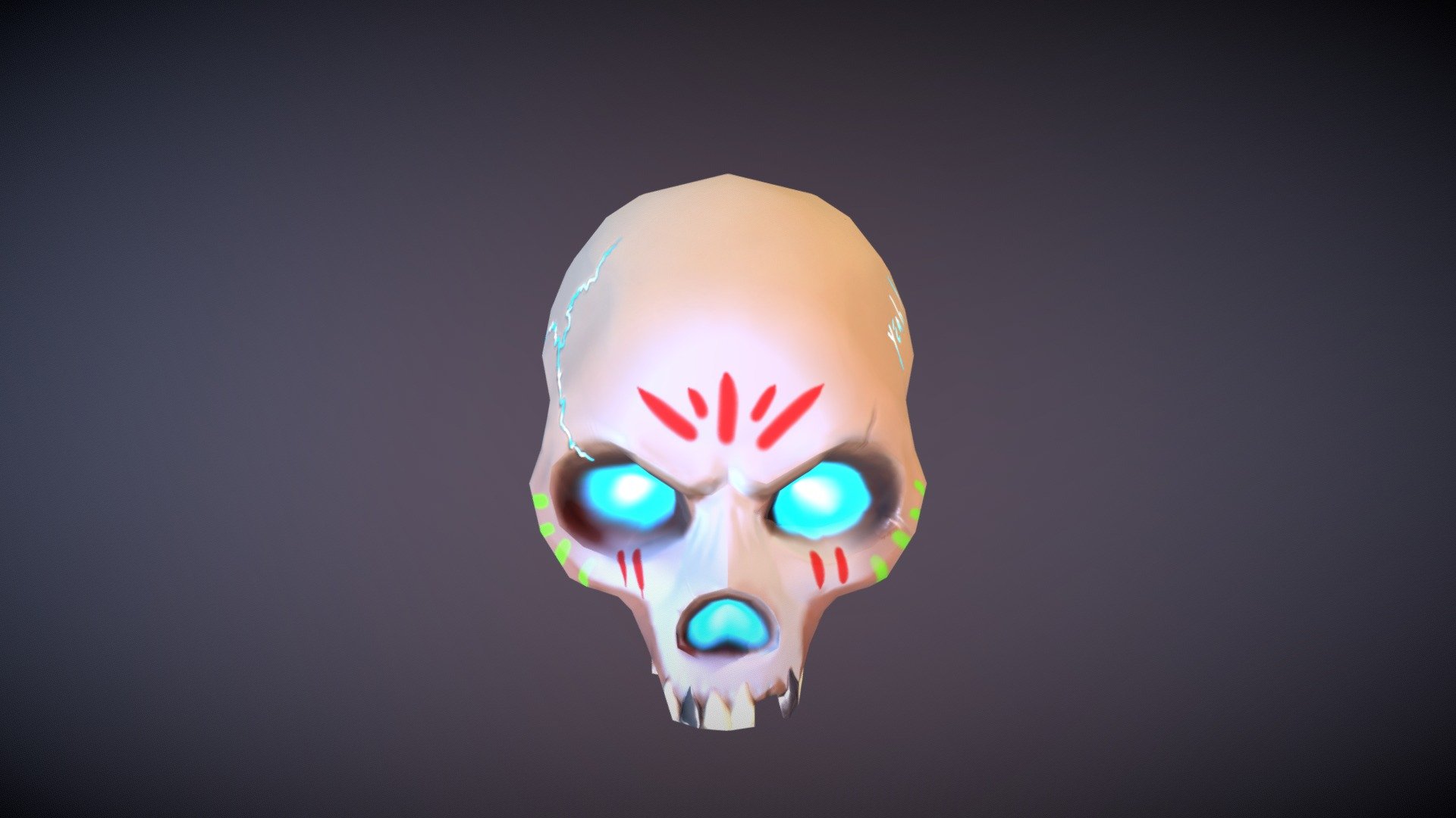 Skull Low - 3D model by Virgile_Bertrand [c7d6d99] - Sketchfab