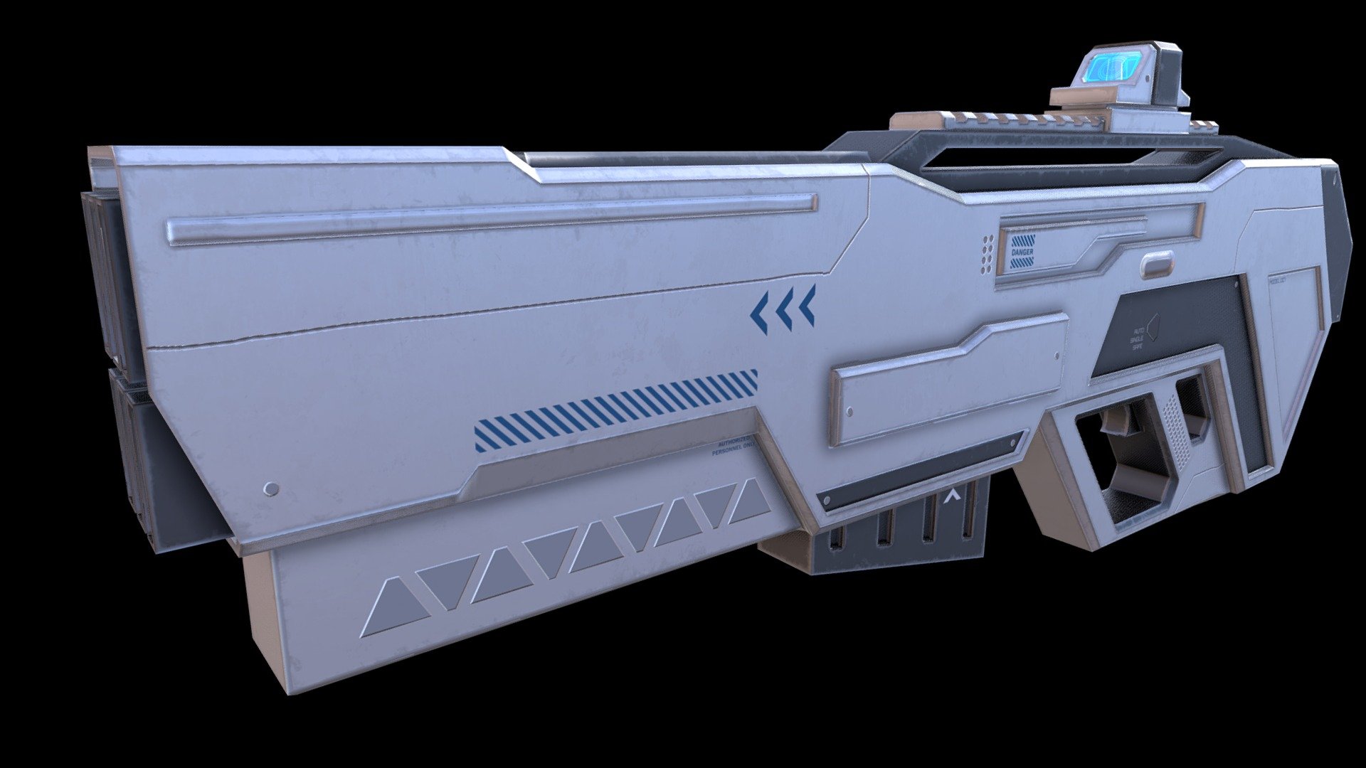 C7-R Tactical Shotgun (White Edition) - Download Free 3D model by ...