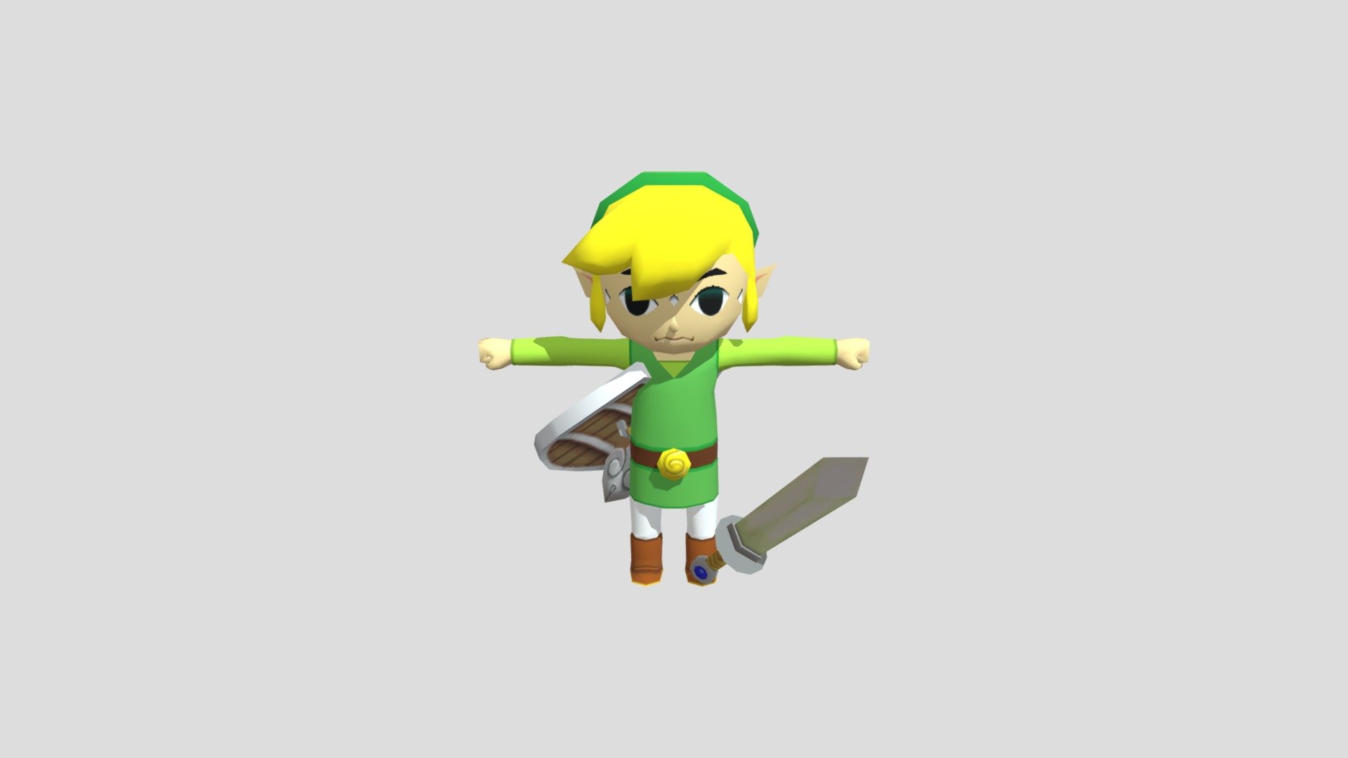 3DS - AR Games - Toon Link - Download Free 3D model by DokigerElRojito ...