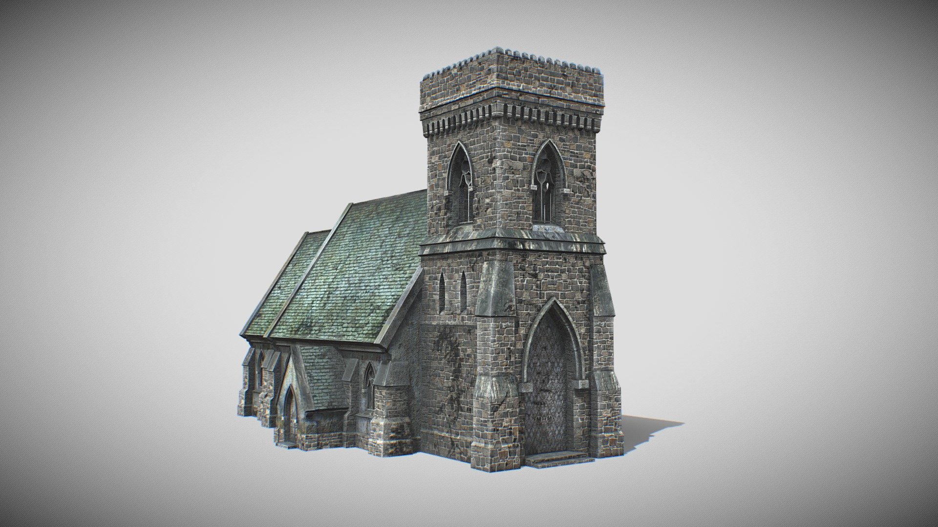 Church - 3D model by djkorg [c7dcdc7] - Sketchfab
