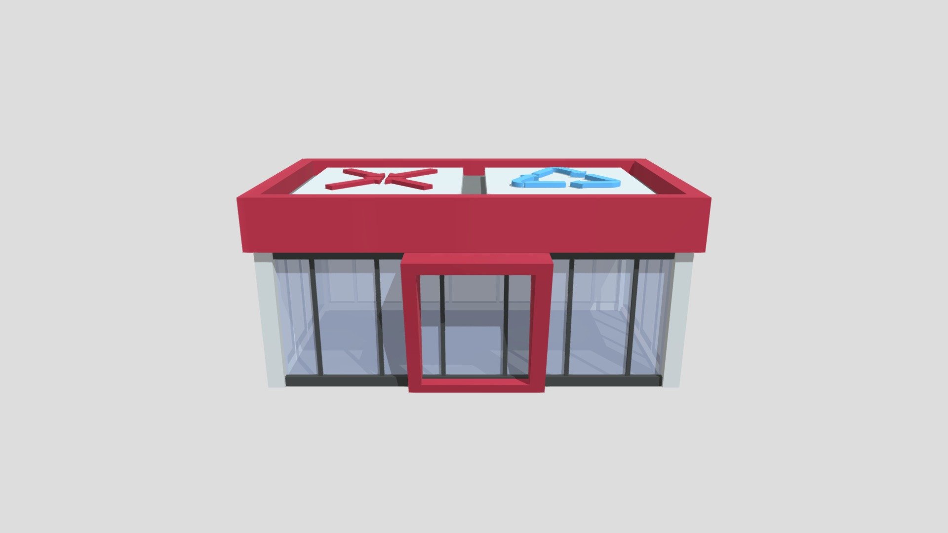 service station - Download Free 3D model by Ivone (@ivonelao) [c7dd81f ...