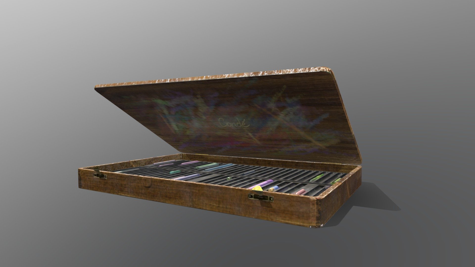 Box of Chalk - 3D model by Belldrop [c7df1fa] - Sketchfab
