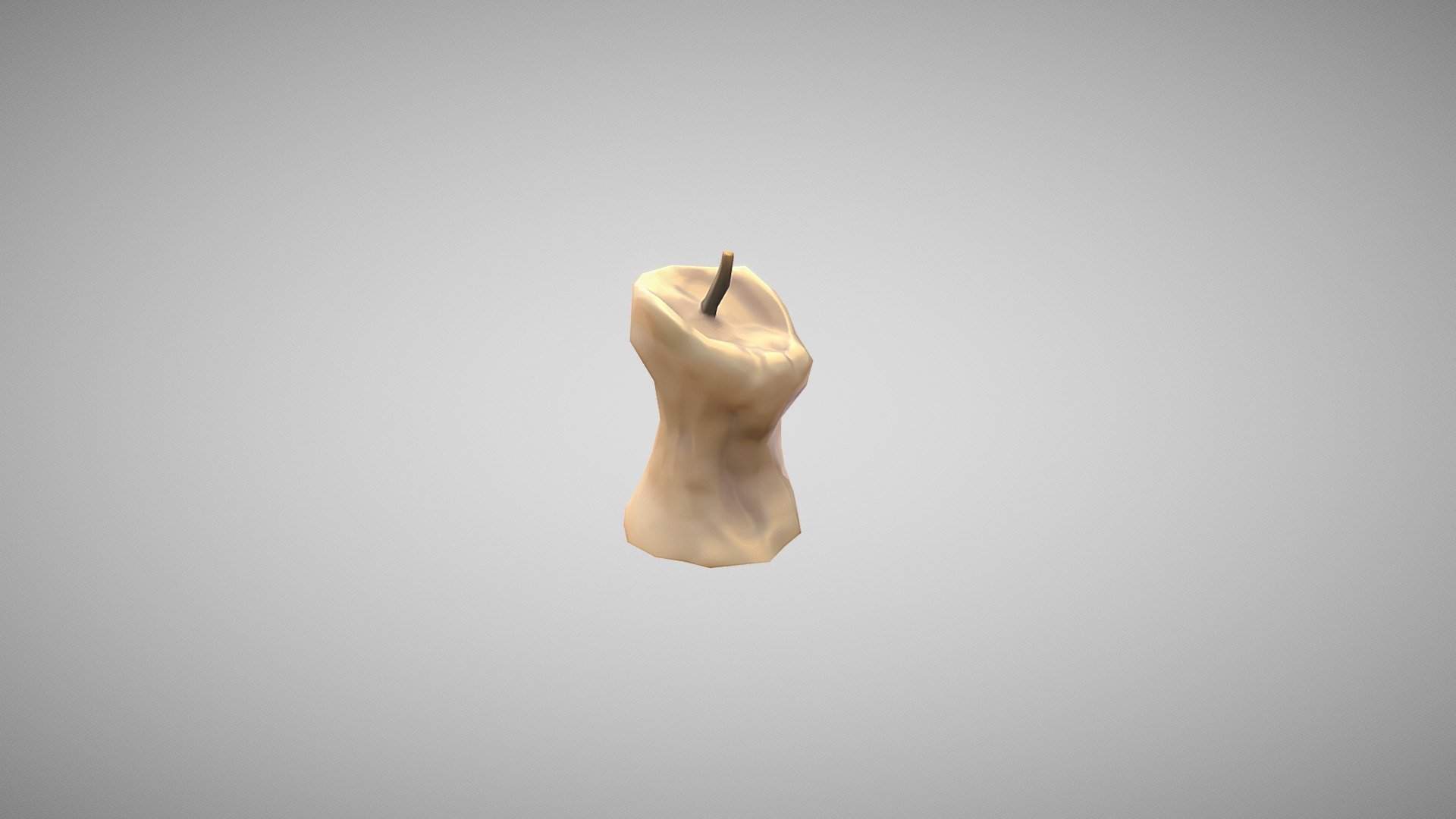 Stylized handpainted candle - Game Ready - 3D model by Uljianov ...