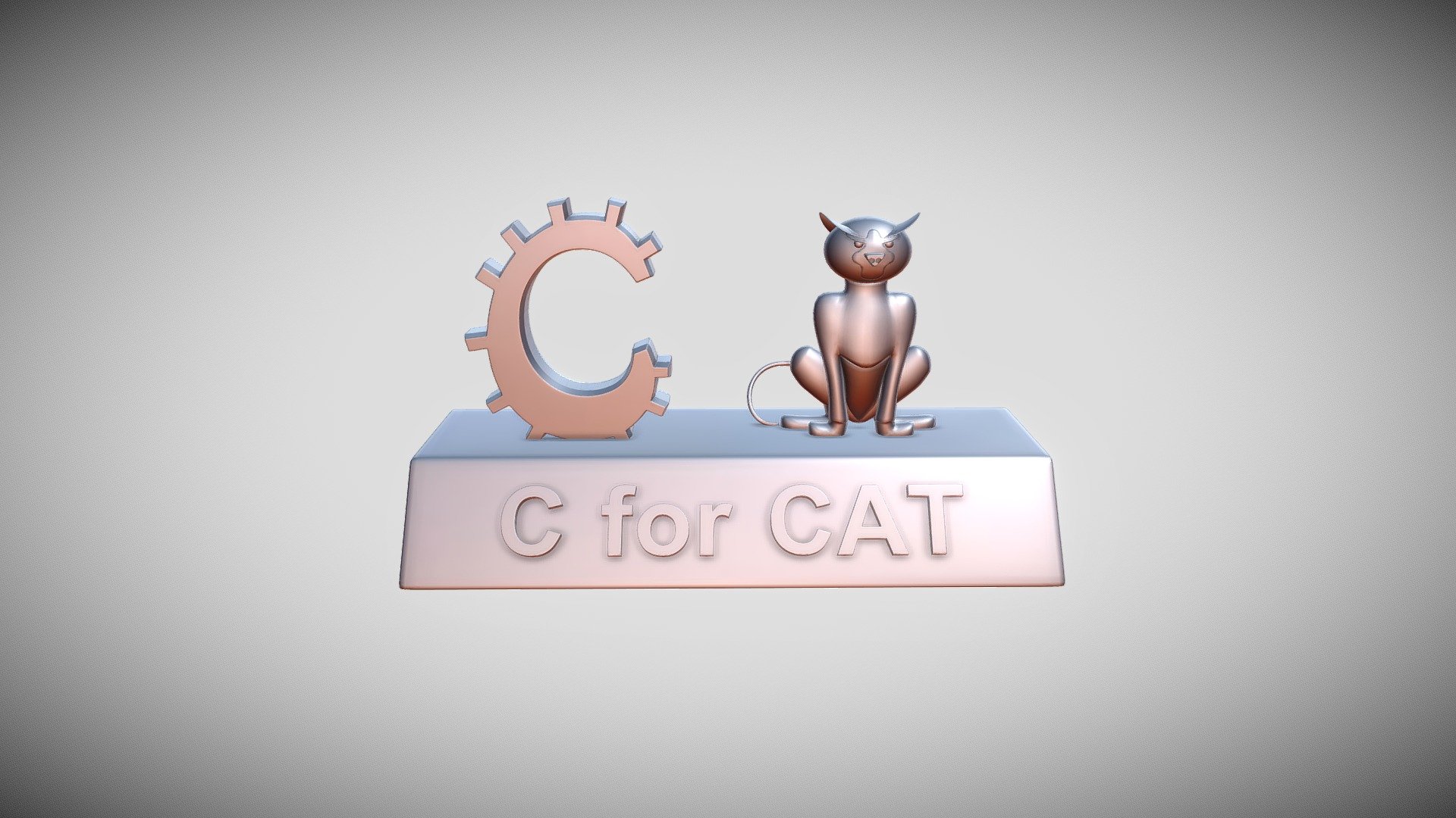 C for Cat Model - Buy Royalty Free 3D model by Sandeep Choudhary ...