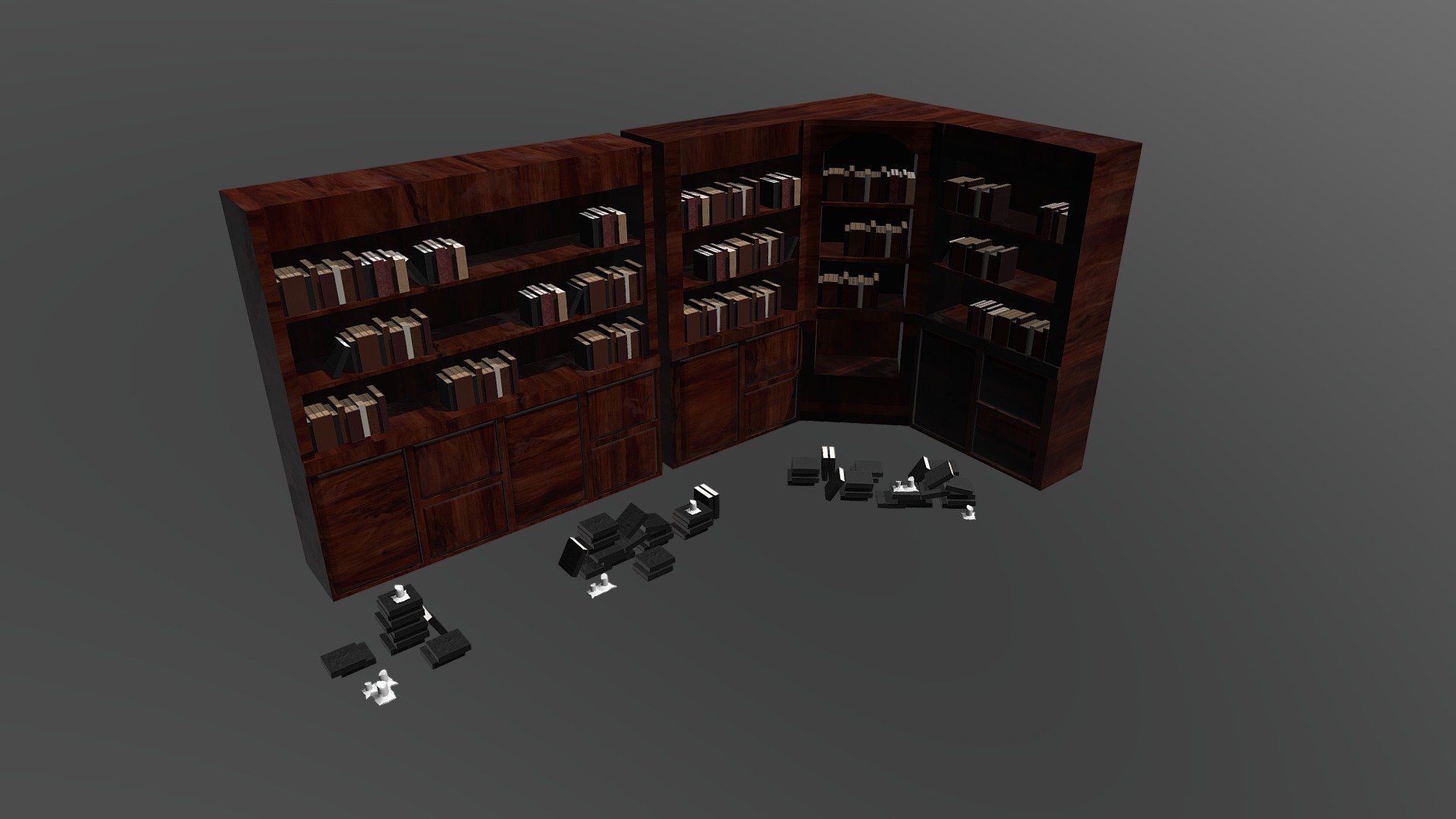 Library - 3D model by centerofthespiral [c7e351e] - Sketchfab