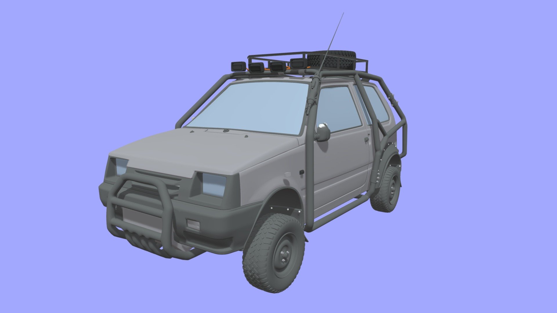 Vehicle Oka Vaz 1111/Ока Ваз 1111 WIP - Download Free 3D model by Ilya ...