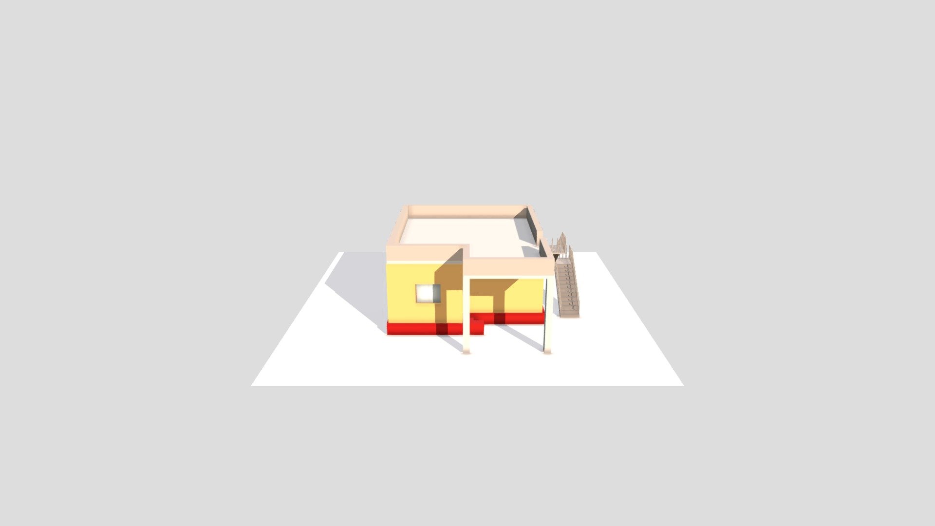 first building - 3D model by MANIDEEP_2001 [c7e3be6] - Sketchfab