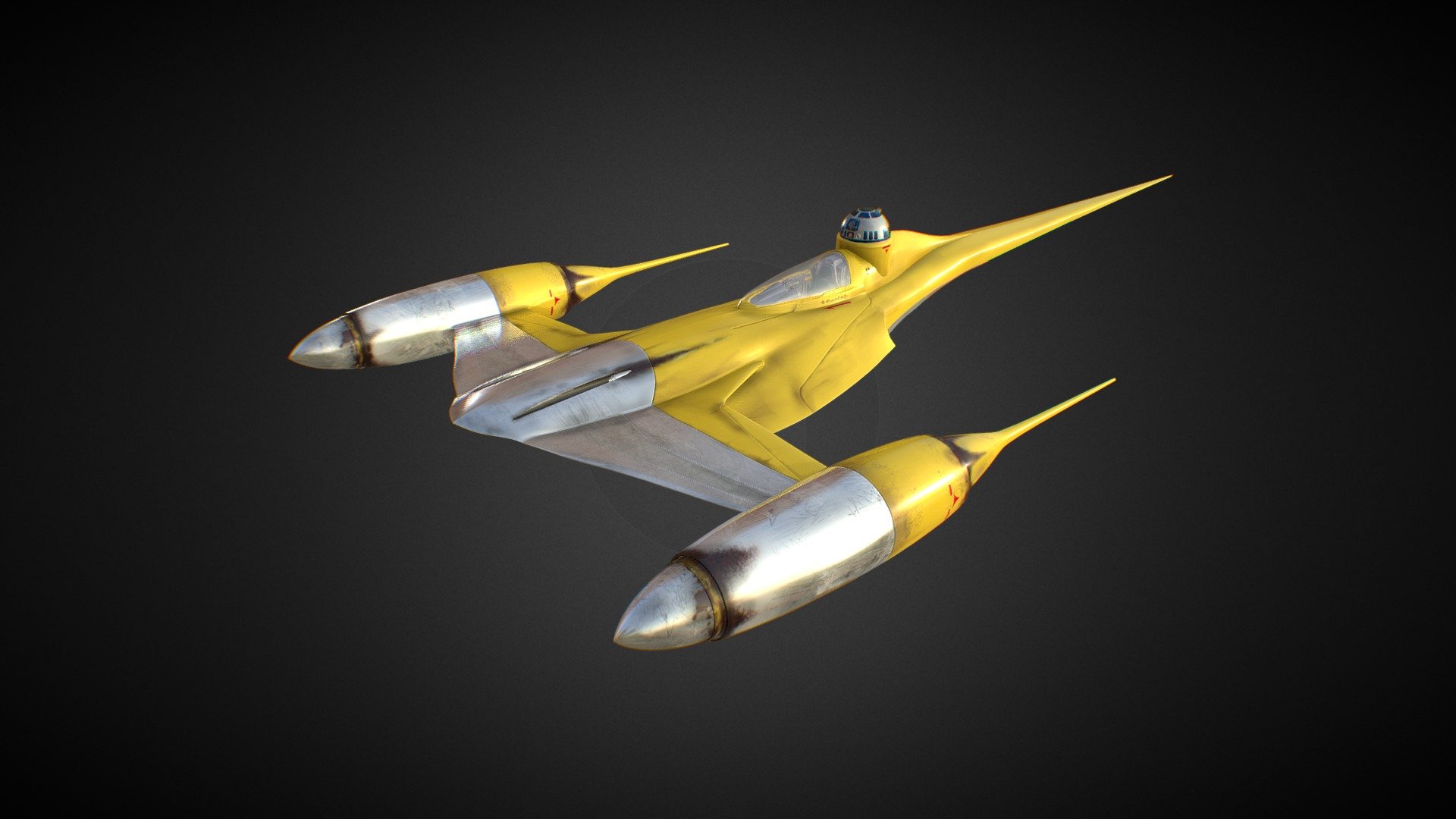 Naboo Starfighter_01 - Download Free 3D model by rodrigoscar ...