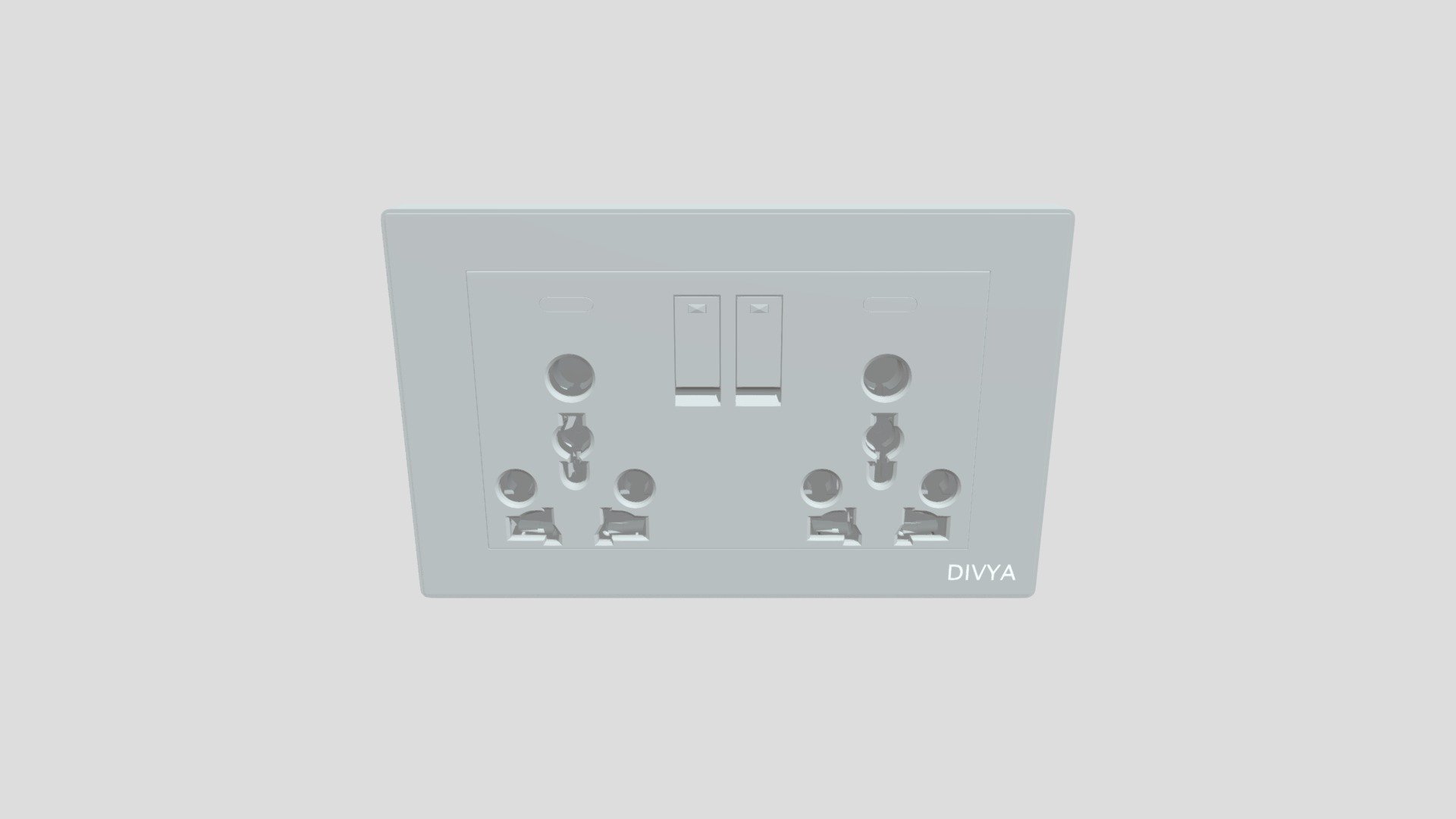 Two socket - 3D model by creabizstudio [c7e698f] - Sketchfab