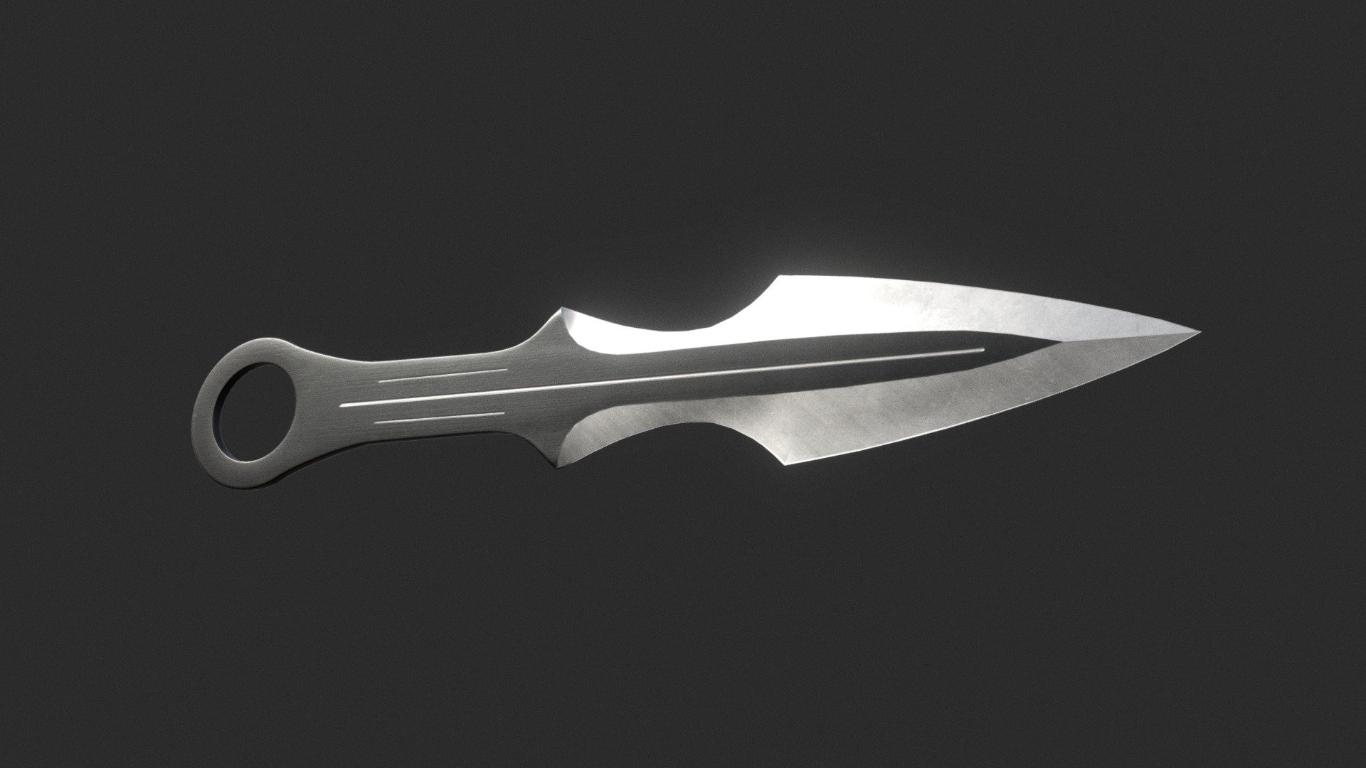 Throwing Knife - 3D model by Phillip Lorenz (@phillip.lorenz) [c7e69f1 ...