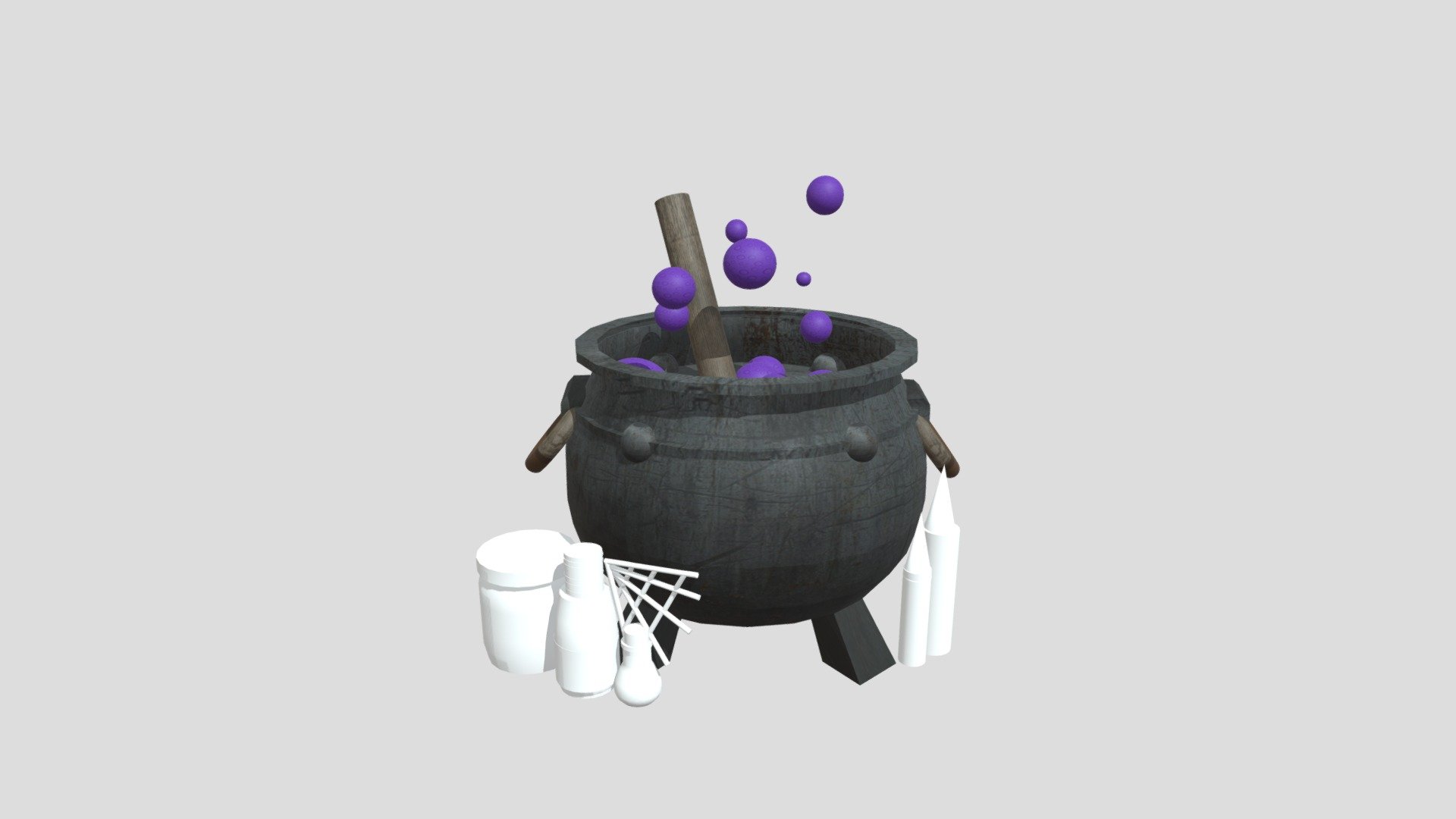Cauldron - 3D model by aliyaho [c7e6ae6] - Sketchfab