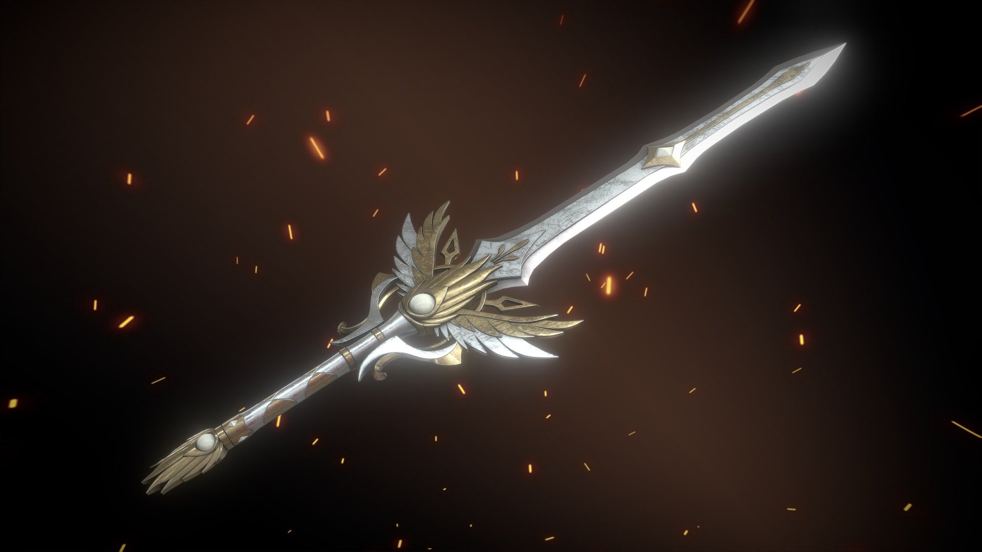 Wing blade Sword - Buy Royalty Free 3D model by Art_workshop [c7e6e6a ...