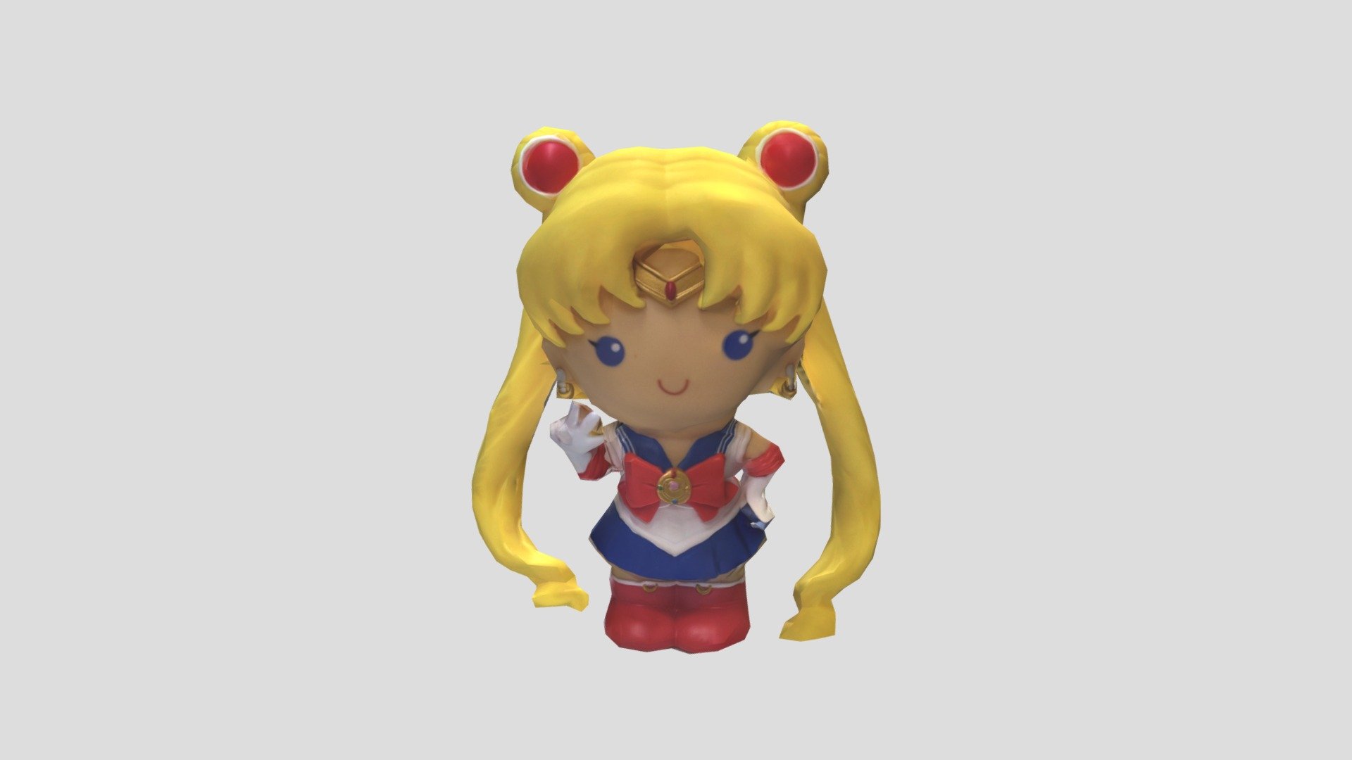 Sailor Moon - Download Free 3D model by David Wigforss (@dwigfor ...