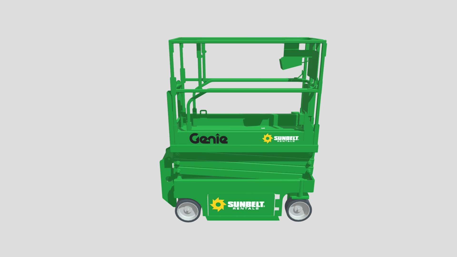 Sunbelt Rentals Electric Scissor Lift S1930E - 3D model by bimstore ...