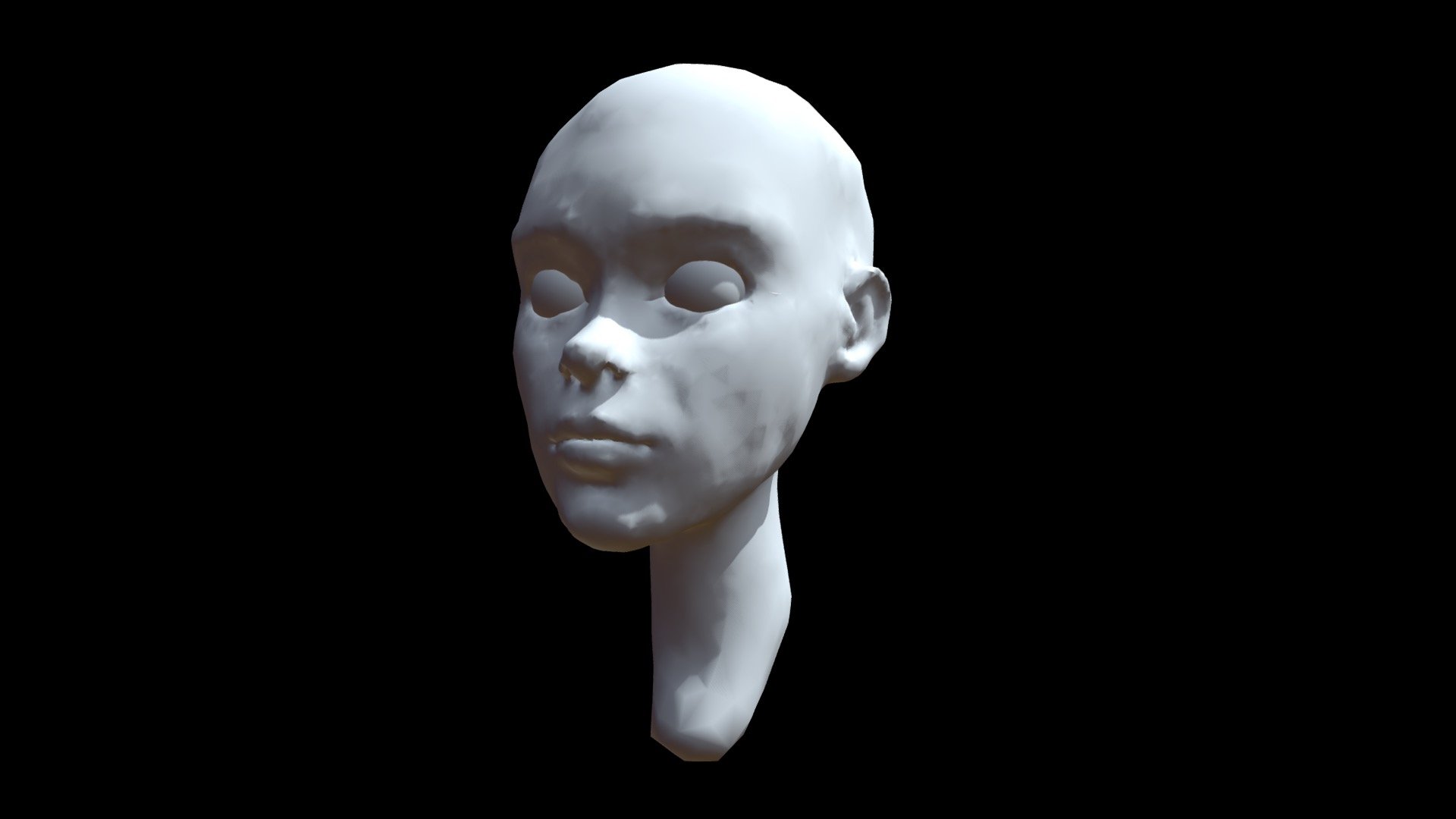 3D practice - head sculpt - 3D model by katestolwyk [c7e9999] - Sketchfab