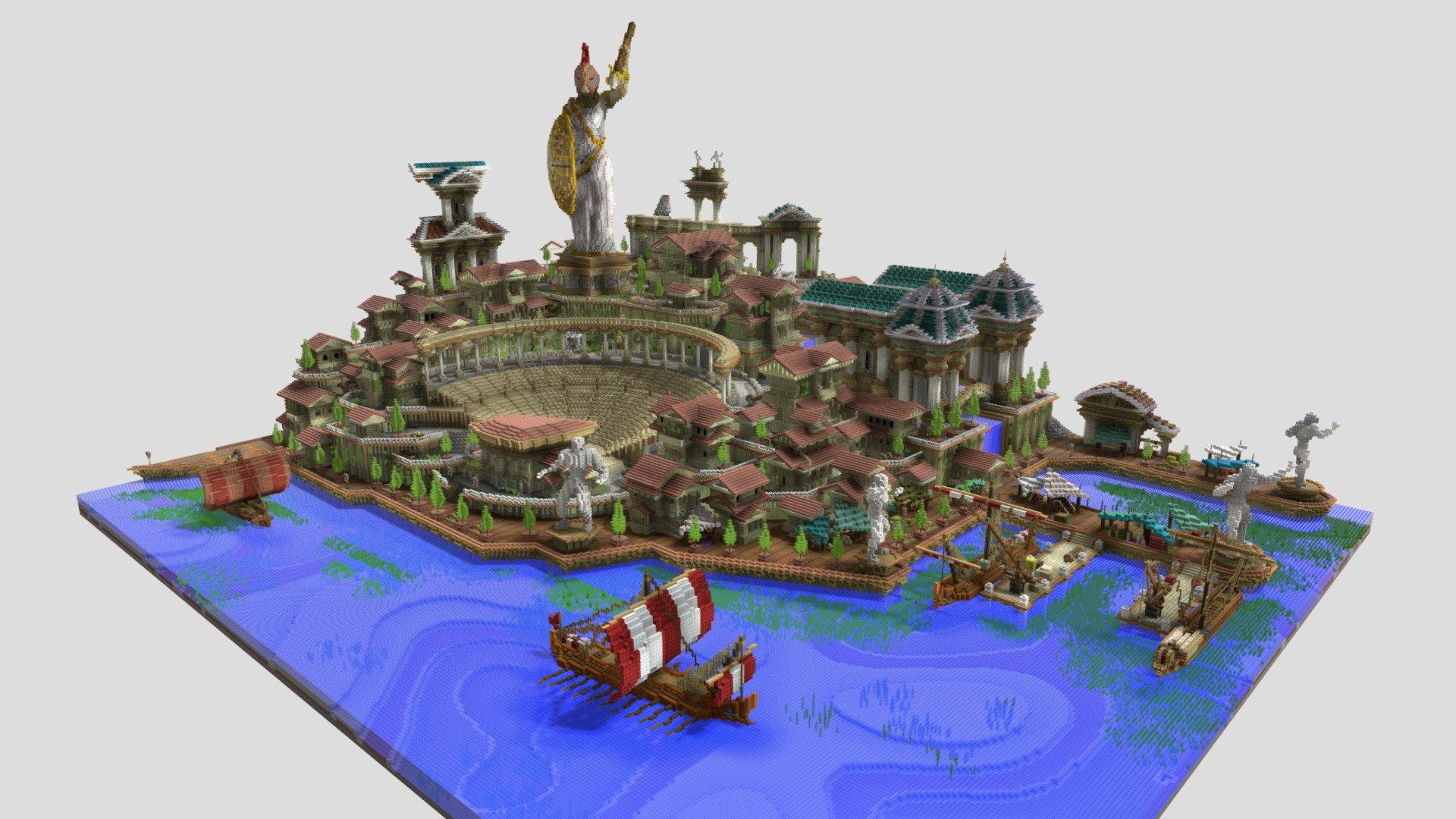 A bit of Athens - 3D model by Eric Haines (@erich) [c7e9bac] - Sketchfab