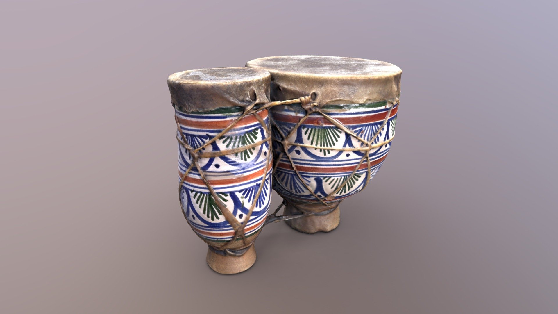 Tbilat drums - Download Free 3D model by bcwilcox [c7e9ef3] - Sketchfab