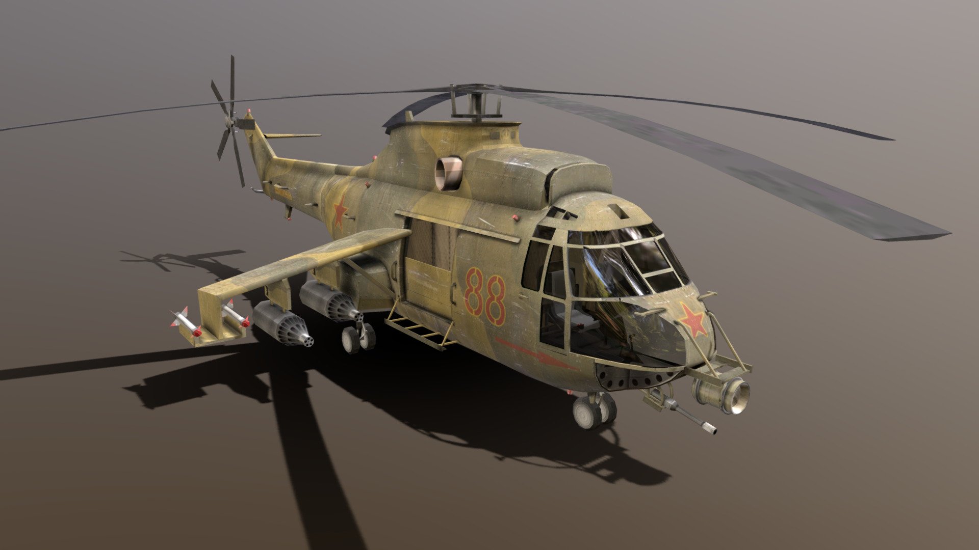 Rambo "Mi-24" - Download Free 3D model by 42manako [c7eac7b] - Sketchfab