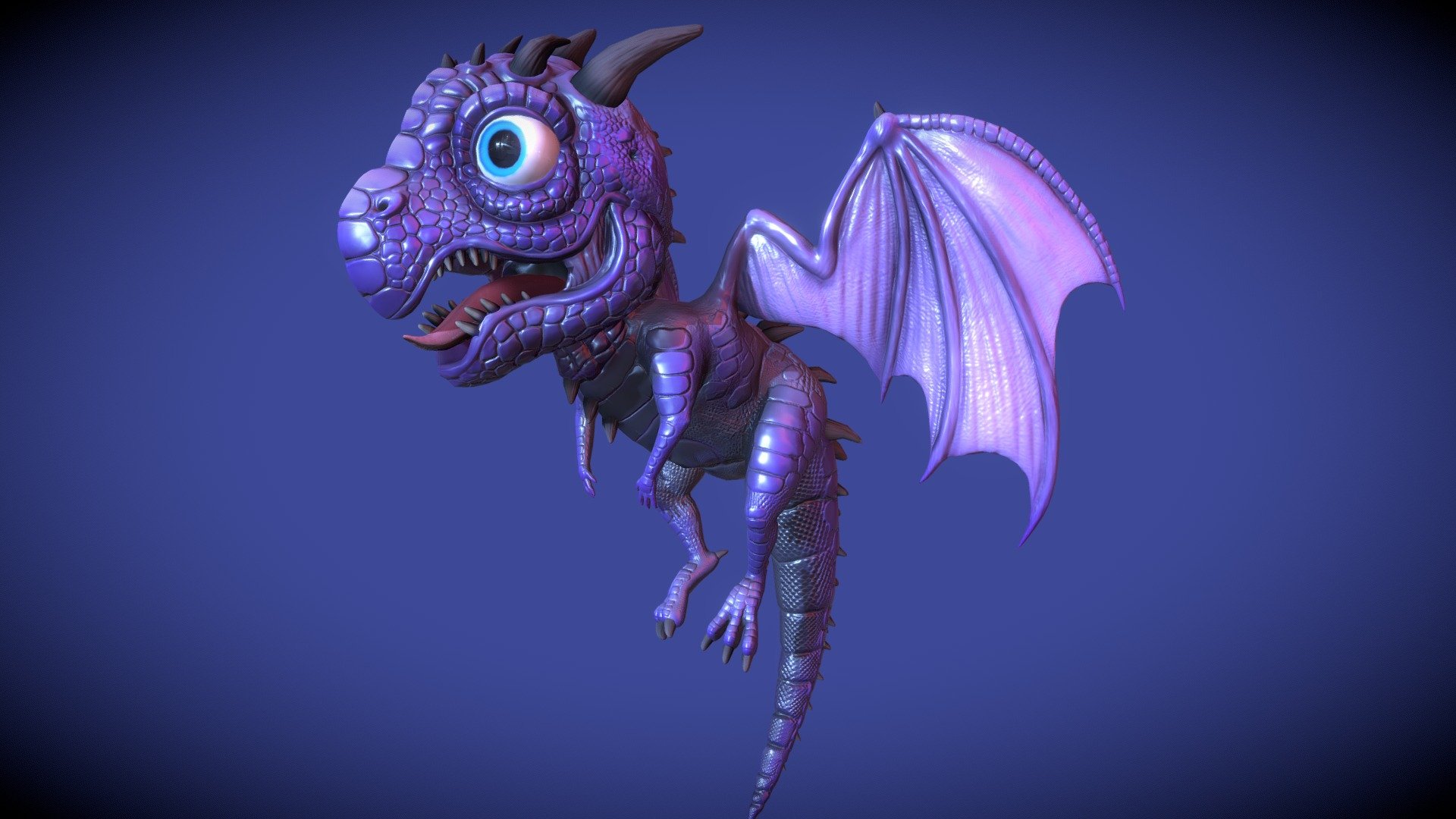 Baby Dragon - 3D model by leon96andres (@andresleon) [c7ec13f] - Sketchfab