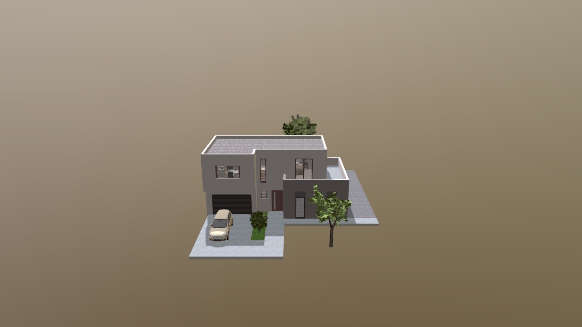 Cube House - 3D model by koafranck [c7ee4c9] - Sketchfab