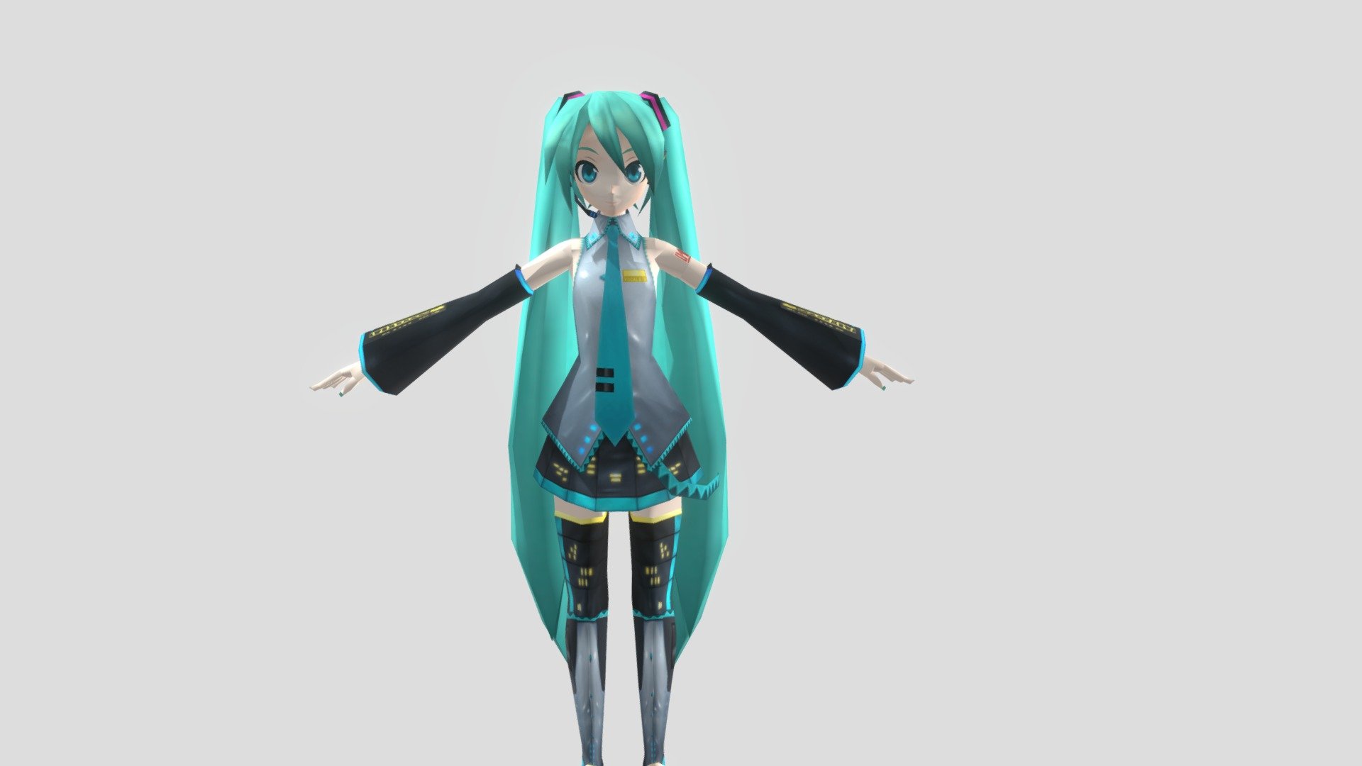 miku-hatsune - 3D model by saltyk0va [c7eea55] - Sketchfab