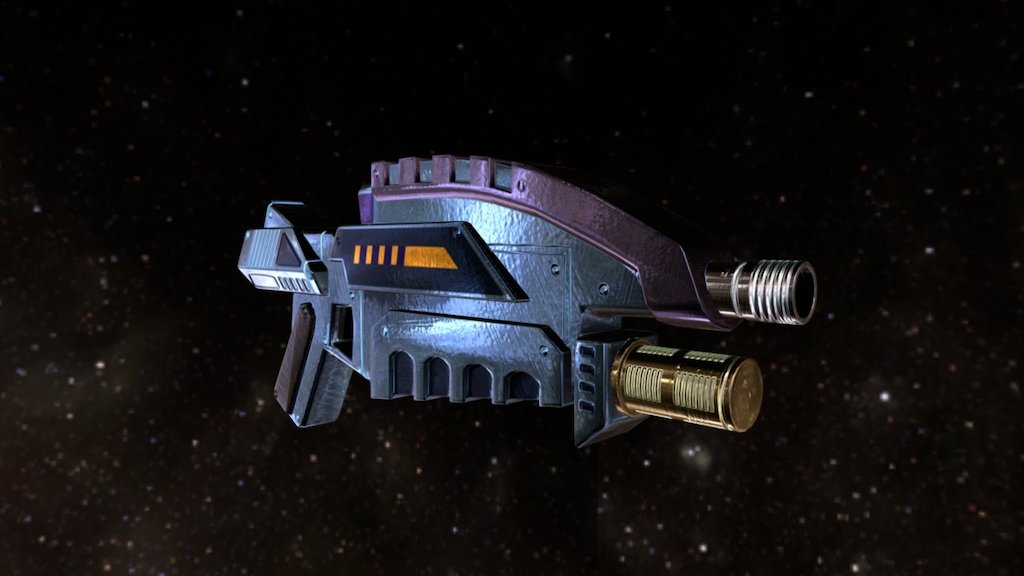 Star Fox Assault Blaster - 3D model by Nicholas Kary (@nicholaskary ...