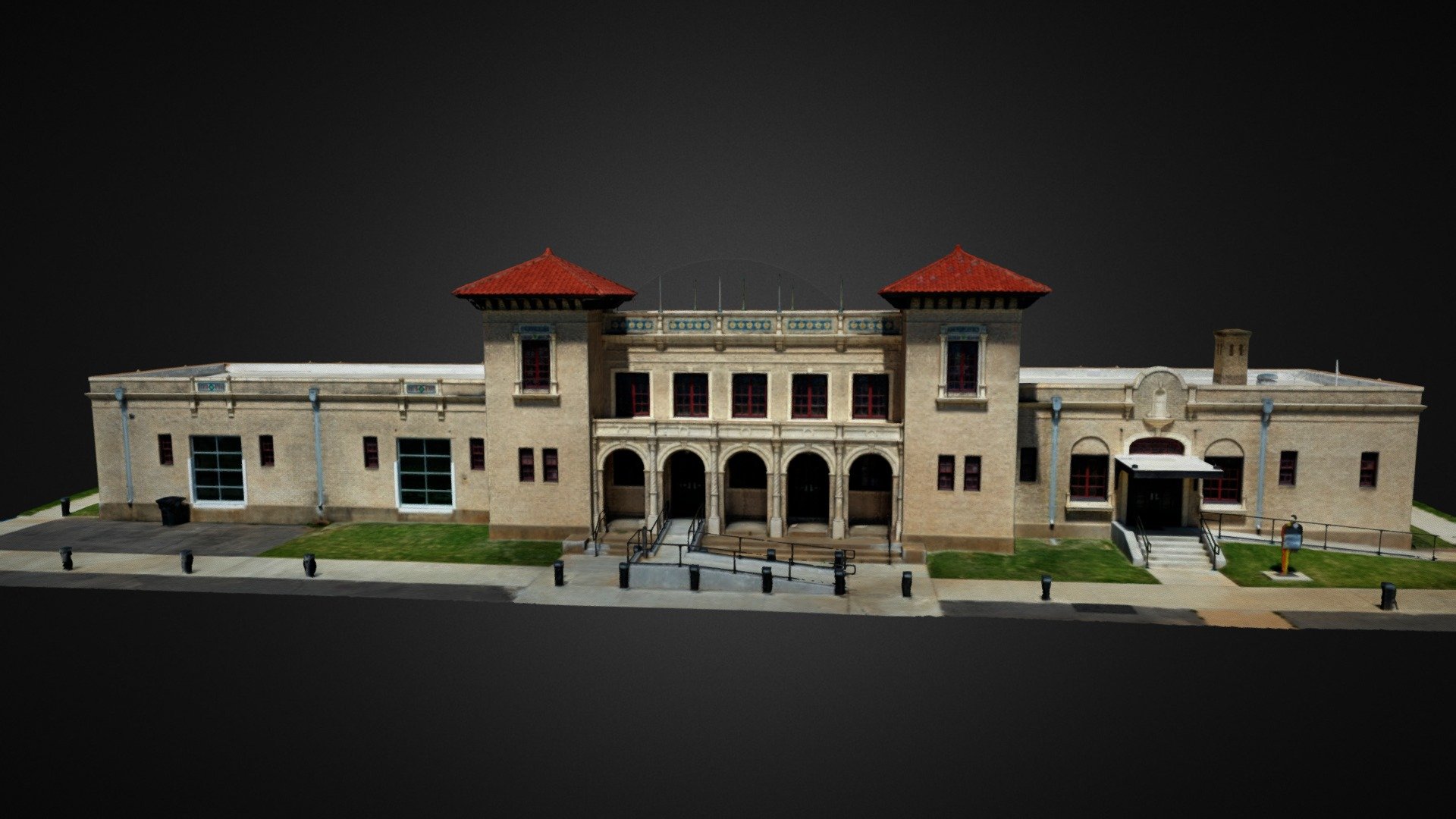The Texas & Pacific Railway Depot - Download Free 3D model by NCPTT ...