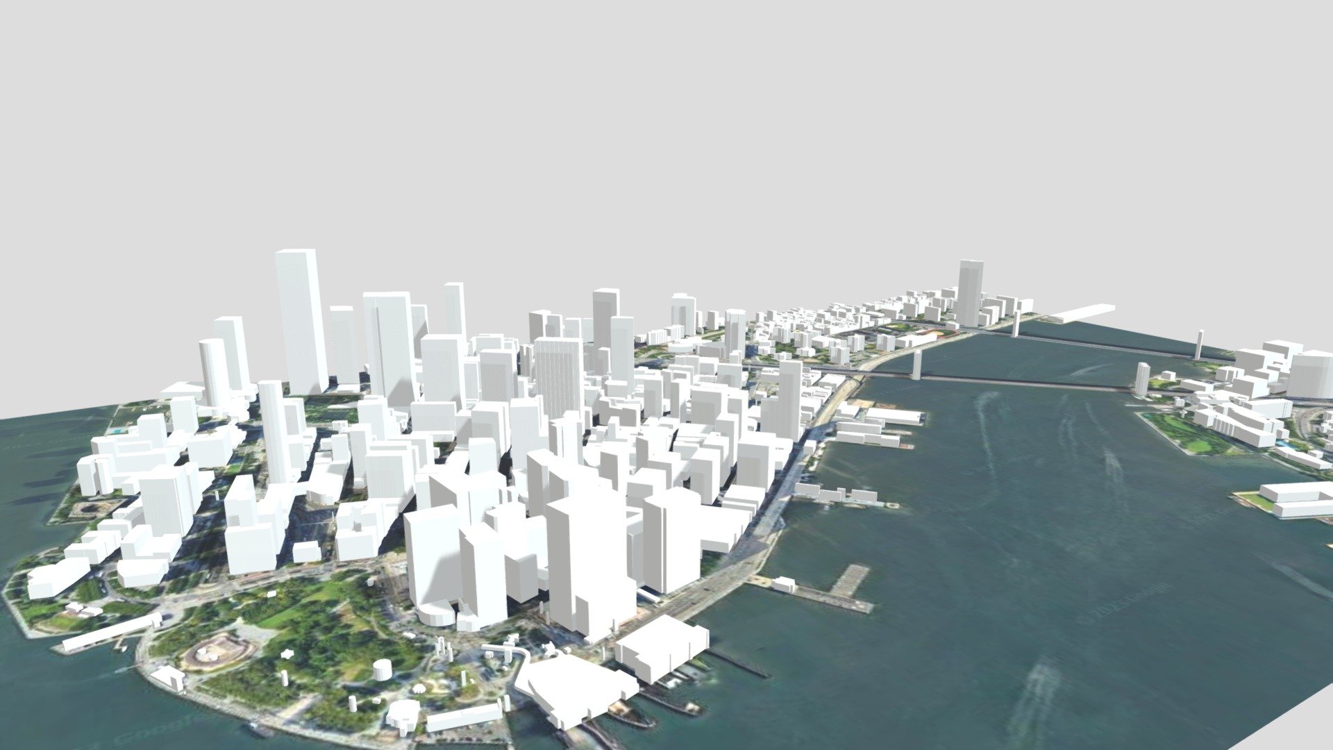 New York City in 3D Model - 3D model by BlenderBurbax (@Burbax ...