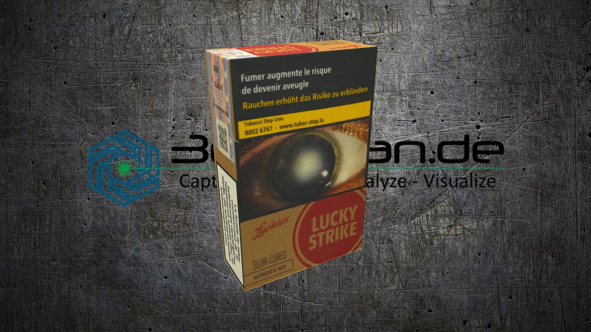 Lucky Strike Box - 3D model by 3ds-scan.de (@christian.rochner ...