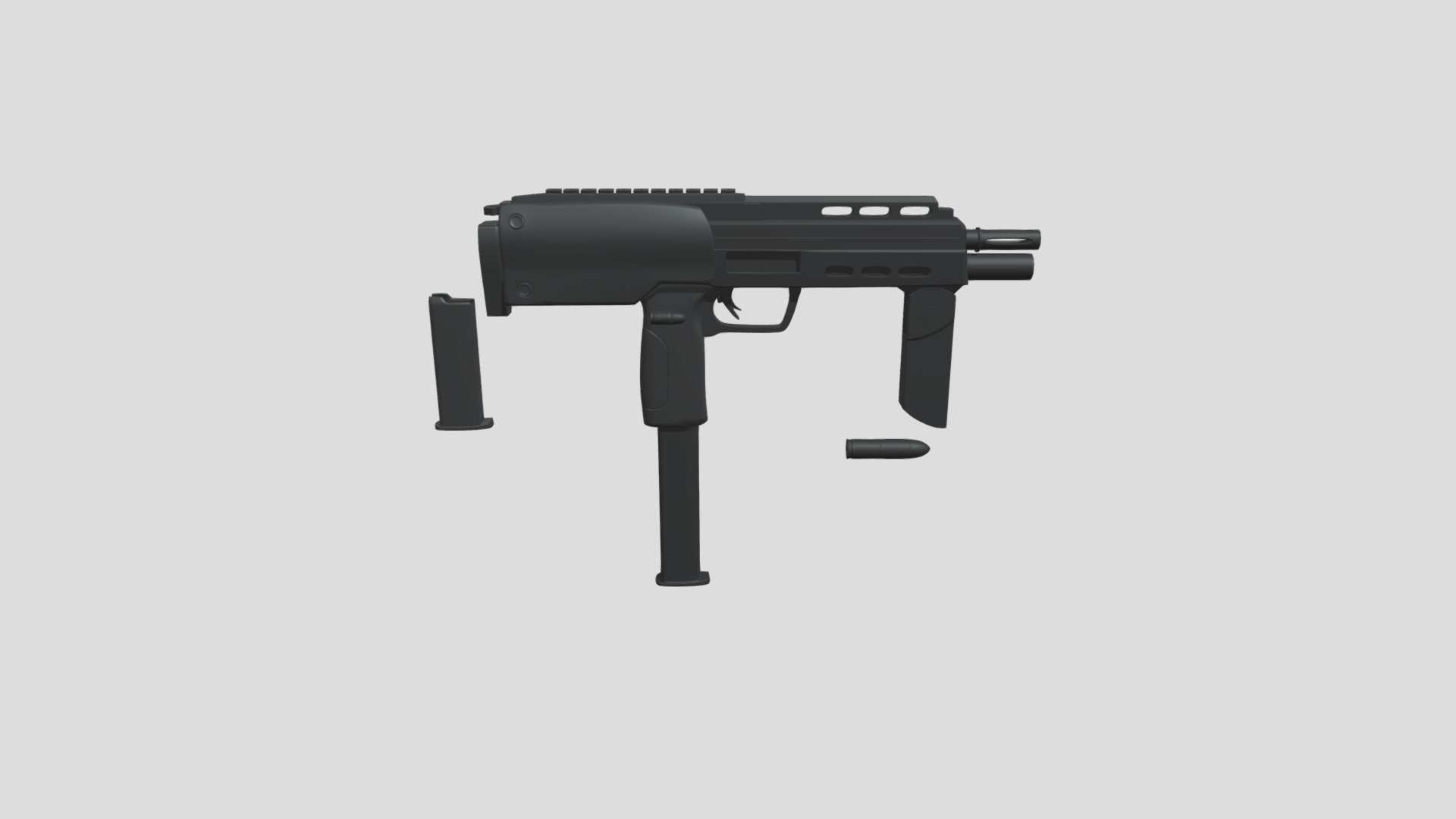 HL2 Smg - 3D model by BLACK-HEXA [c7f4d3a] - Sketchfab