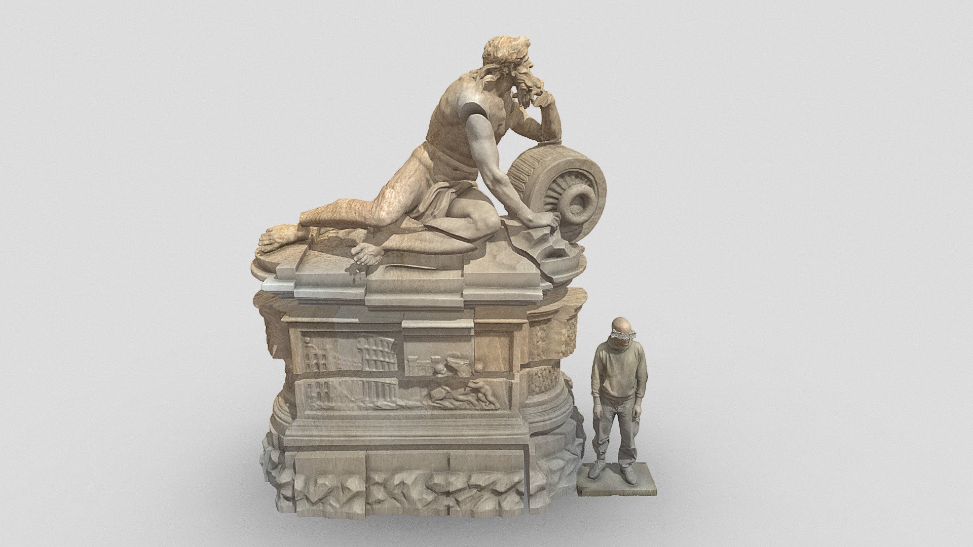 Neptunbrunnen t In Drucksegmenten - 3D model by gussbronze [c7f61a6 ...