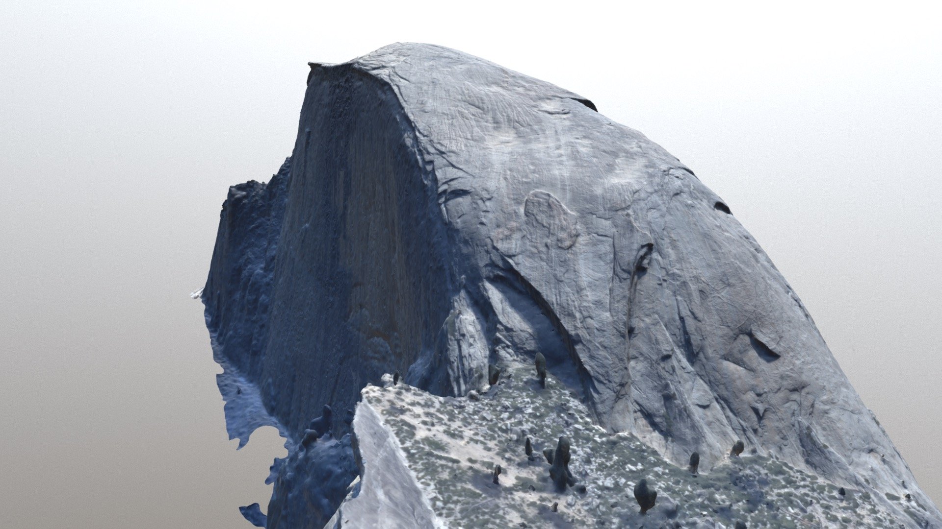 Half Dome med res - 3D model by aglazner [c7f79aa] - Sketchfab