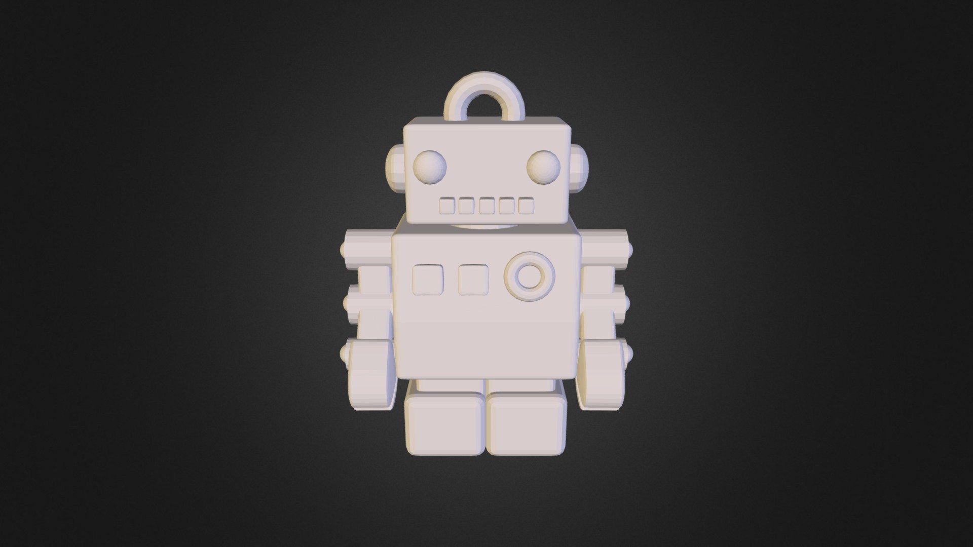 Bling USB Robot Dr Fluff - 3D model by 3dindustries [c7f8222] - Sketchfab