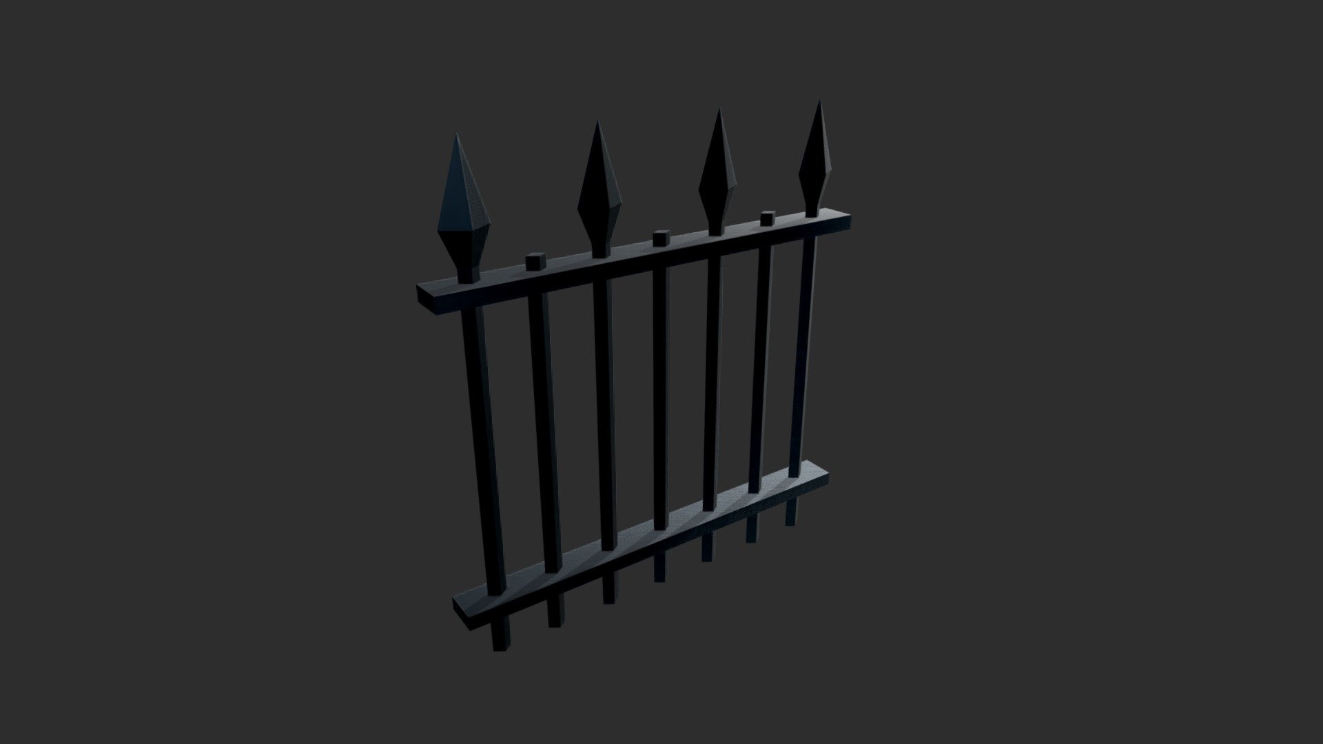 Medieval Labyrinth - Spiked Fence - Download Free 3D model by Phil_XG ...